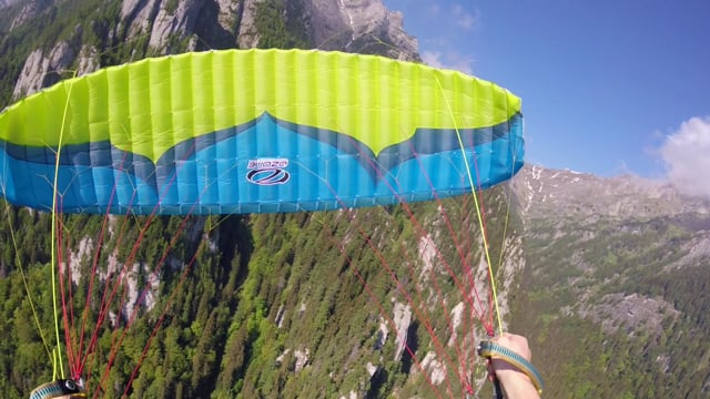Paraglider Speed Flying