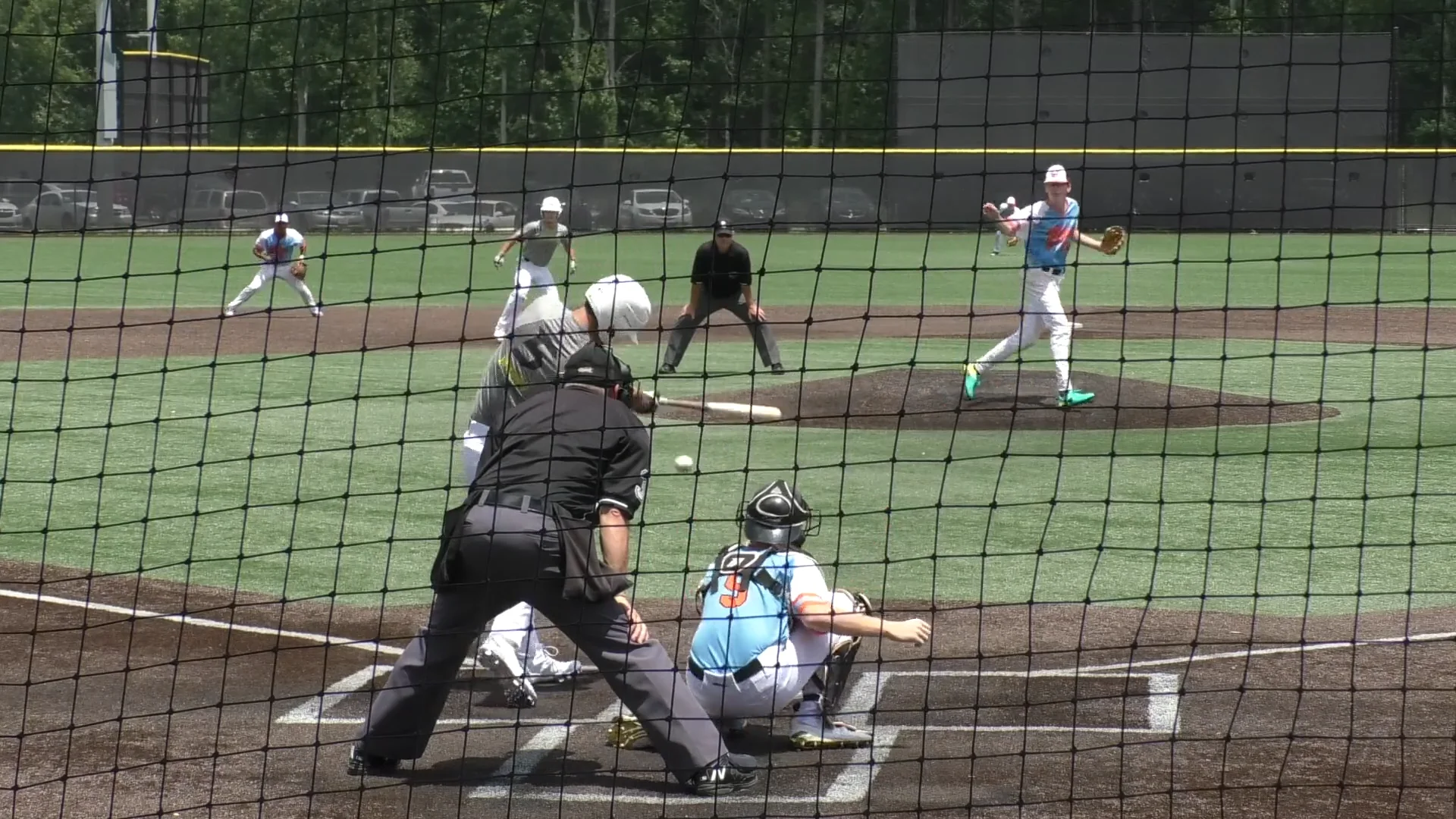 Mason Kenney SS DRB Elite (2018 Grad) Hitting at the Perfect Game/East ...