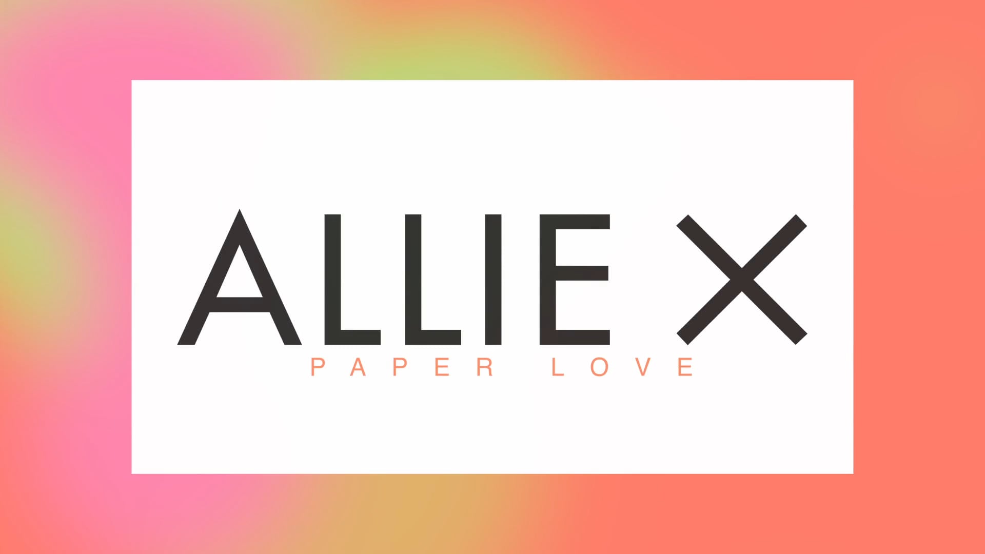 Allie X - Paper Love (Live Acoustic) on Vimeo