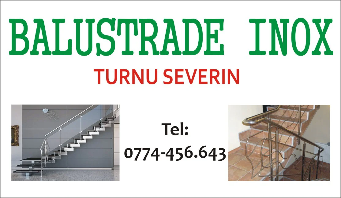 BALUSTRADE INOX TURNU SEVERIN IEFTIN SI RAPID | TEL:0774-456.643 | www ...