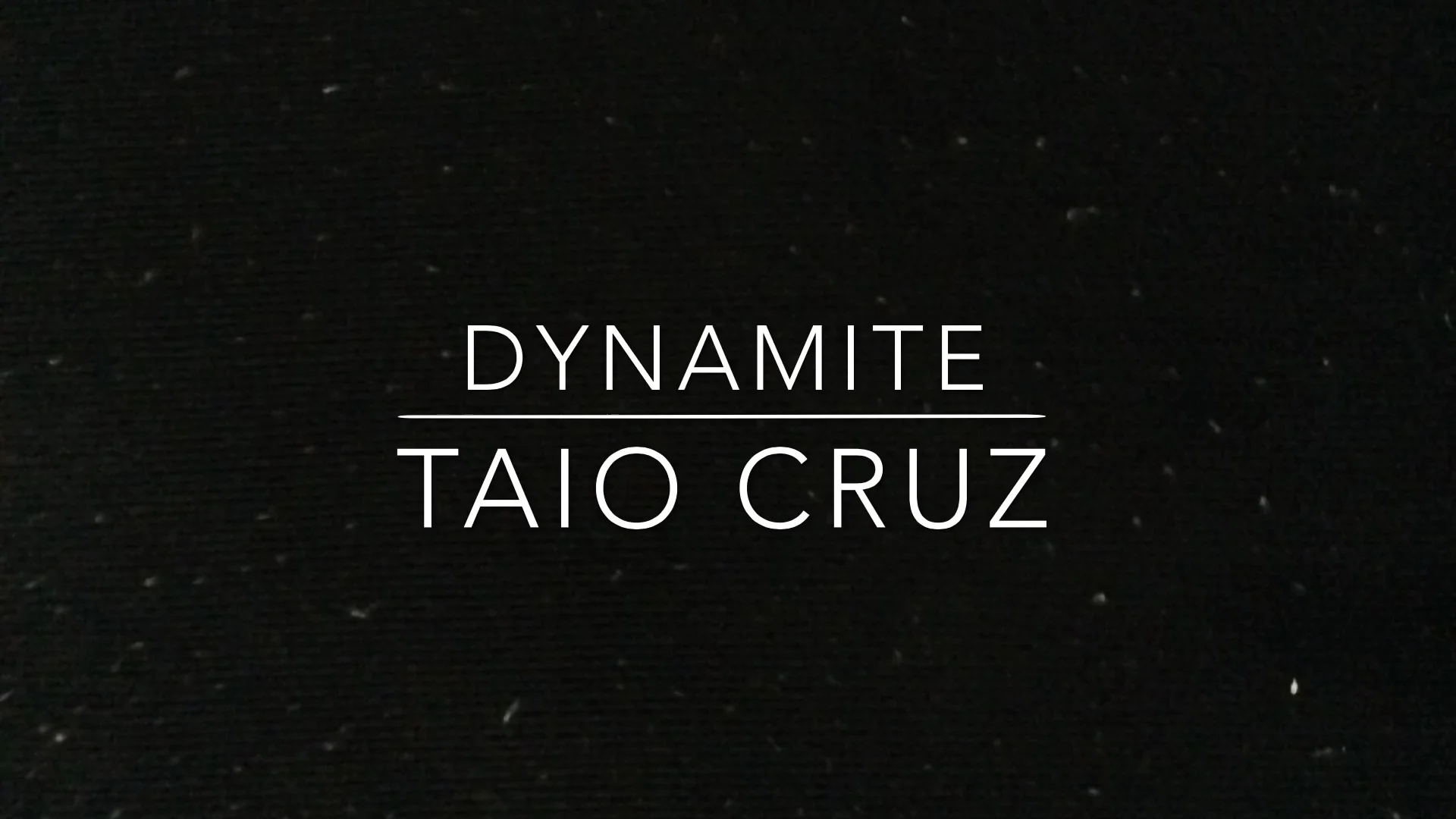 TAIO Cruz dynamite
