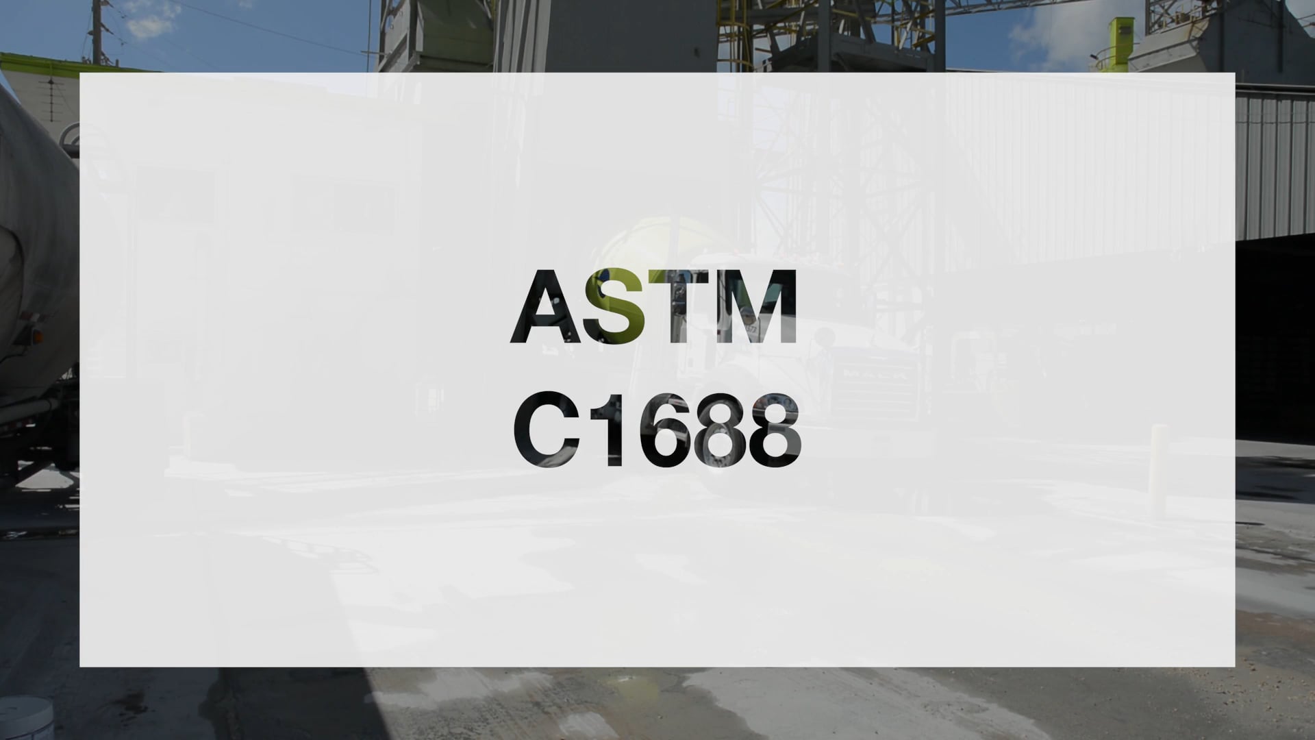 ASTM C1688/Italian on Vimeo