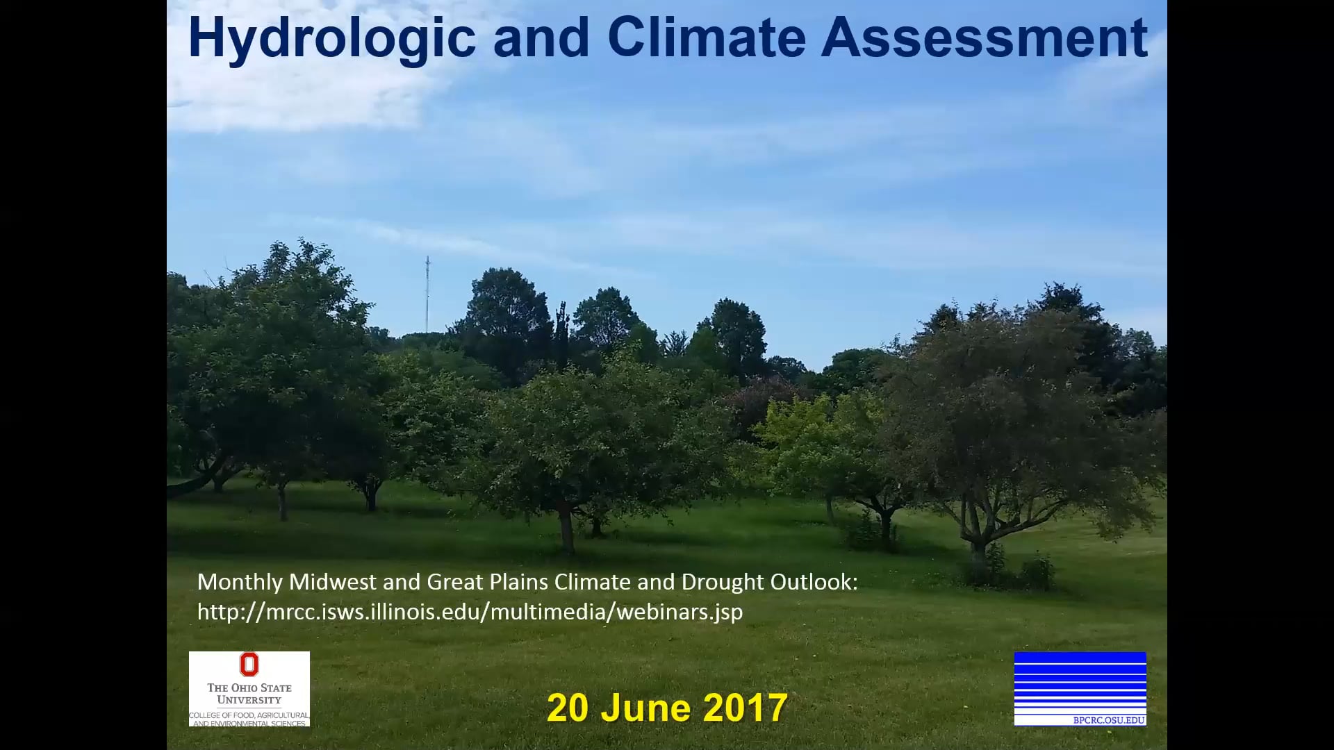 SCOO Weekly Hydrologic Outlook 06/20/2017 on Vimeo
