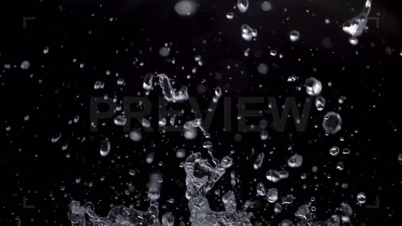 Rain Splash Stock Video on Vimeo