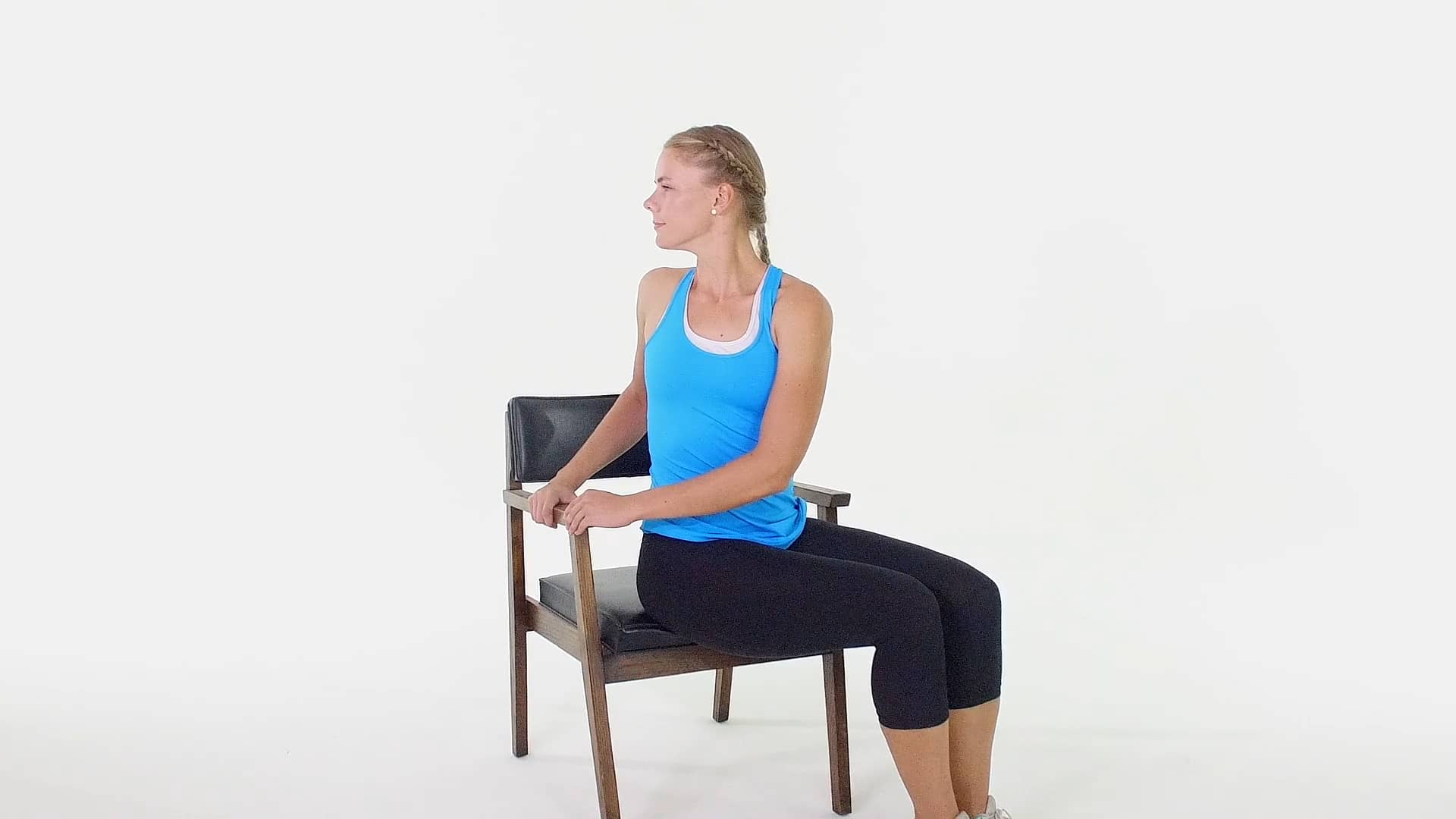 Seated AAROM Lumbar Rotation on Vimeo