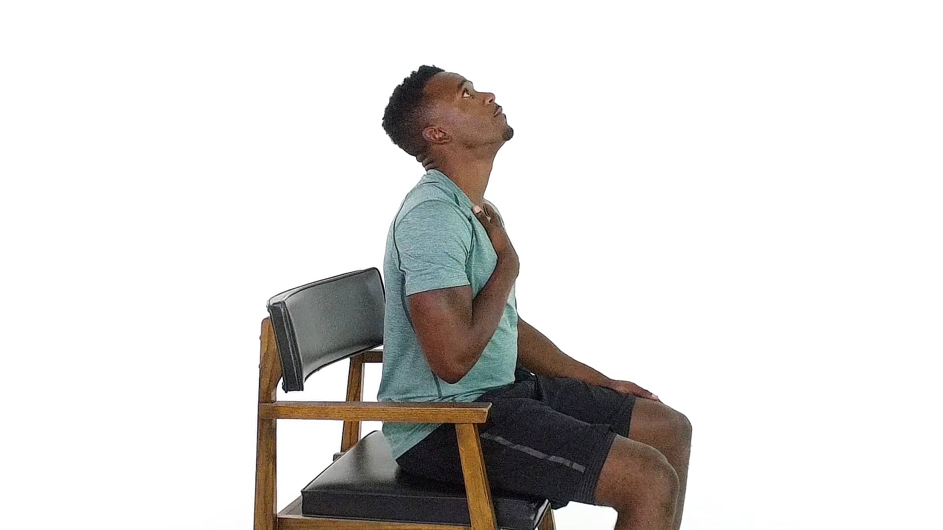 Seated Cervical Extension Stretch on Vimeo