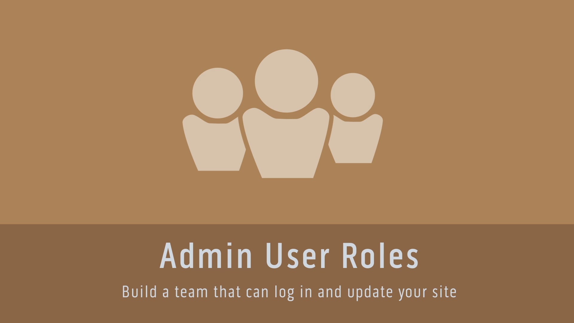 Understanding Admin User roles: Author, Publisher, & Admin on Vimeo