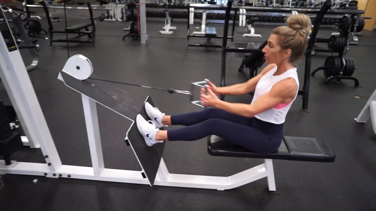 Close Grip Cable Row on Vimeo