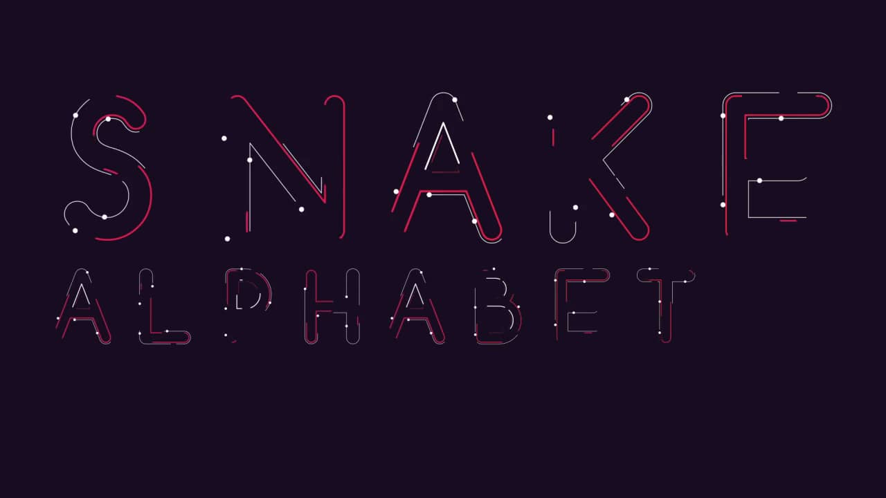 Snake Alphabet Presentation / Handmadefont.com on Vimeo
