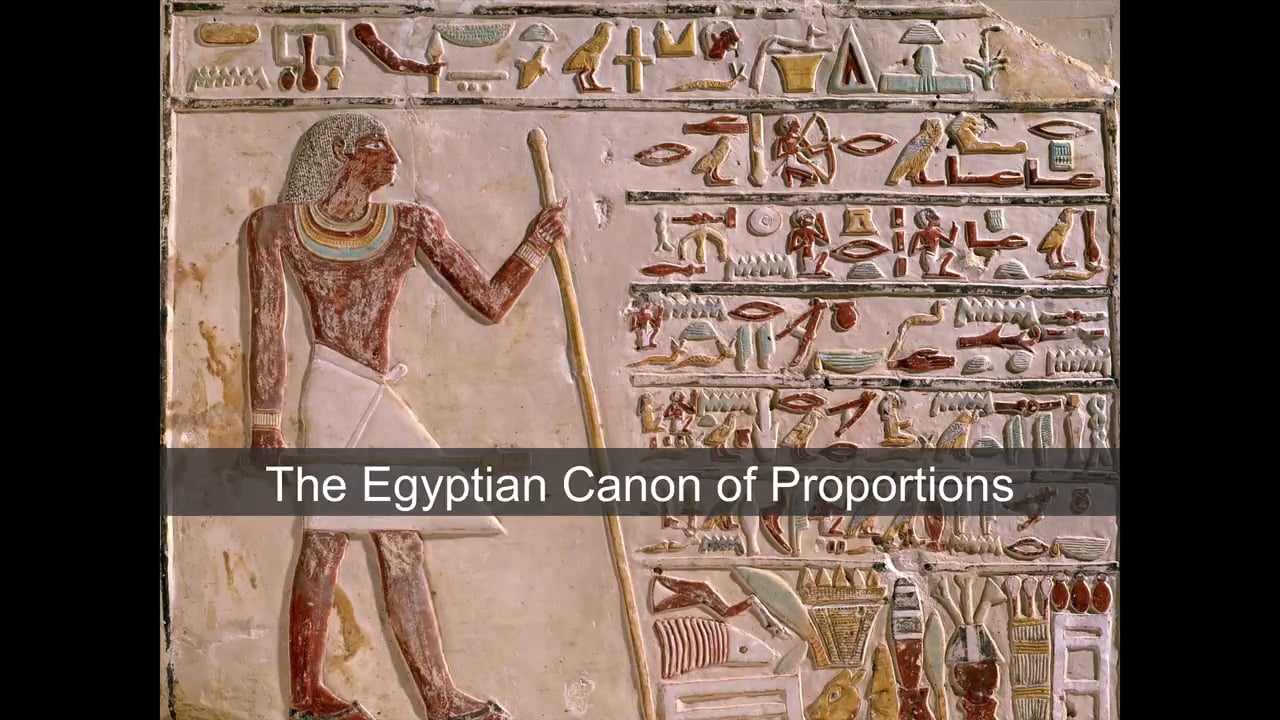 The Egyptian Canon of Proportions on Vimeo