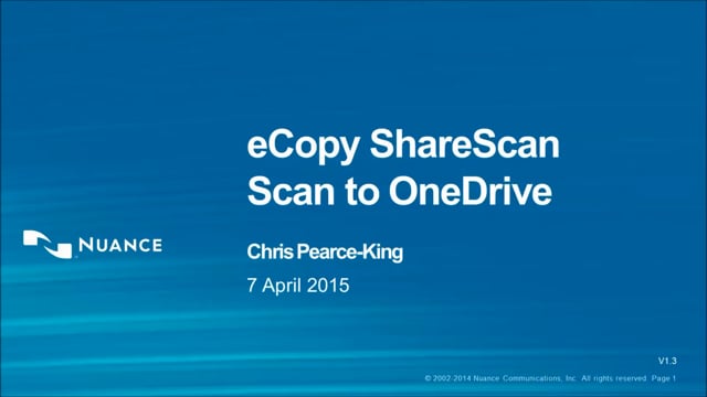 ShareScan - Scan to OneDrive