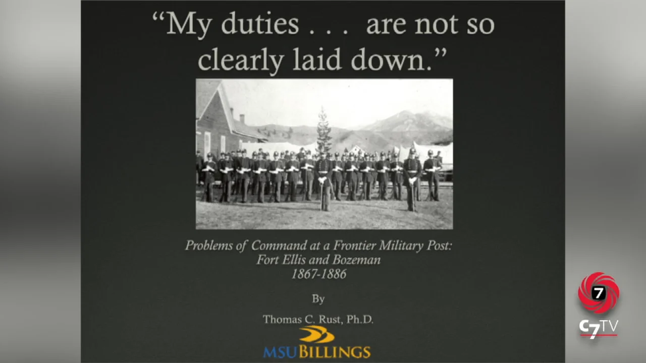 Western Heritage Center - Fort Ellis and The Problems of Command on the ...