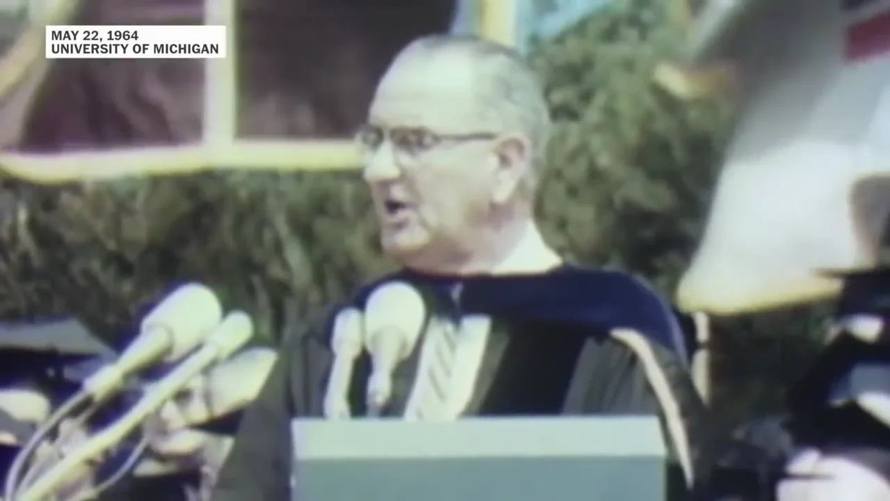 President Lyndon B. Johnson's - Great Society Speech