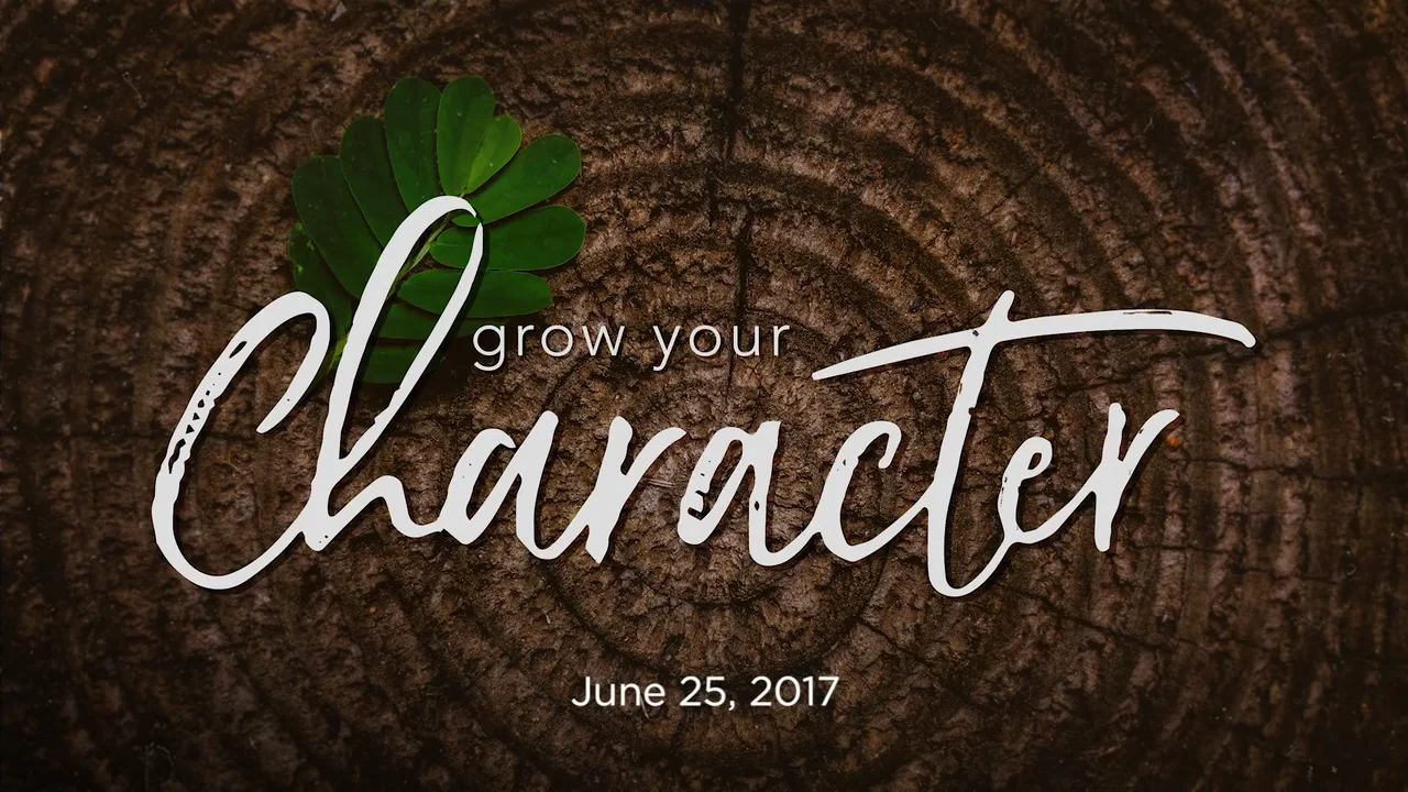 Grow Your Character - Part 2 on Vimeo