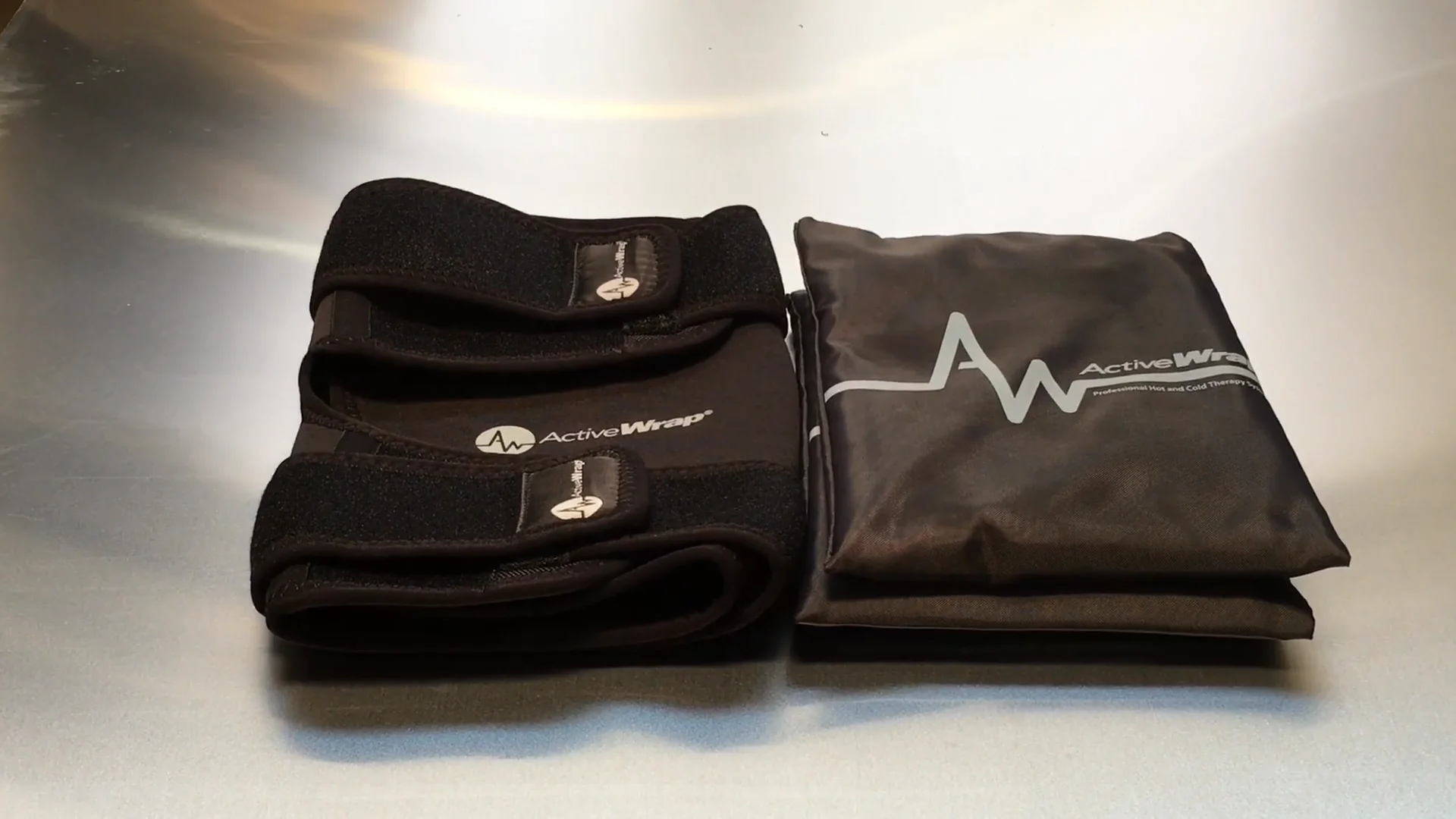 ActiveWrap Knee Ice Wrap- Comfortable, Cold, & Custom Fit on Vimeo