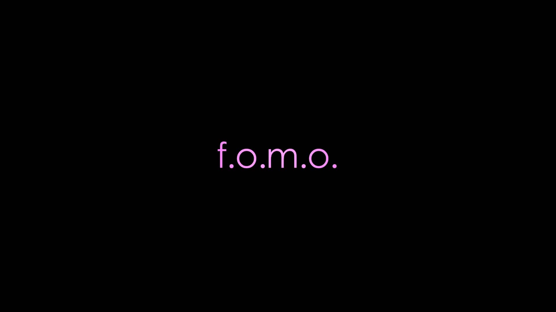 F.O.M.O. TRAILER on Vimeo
