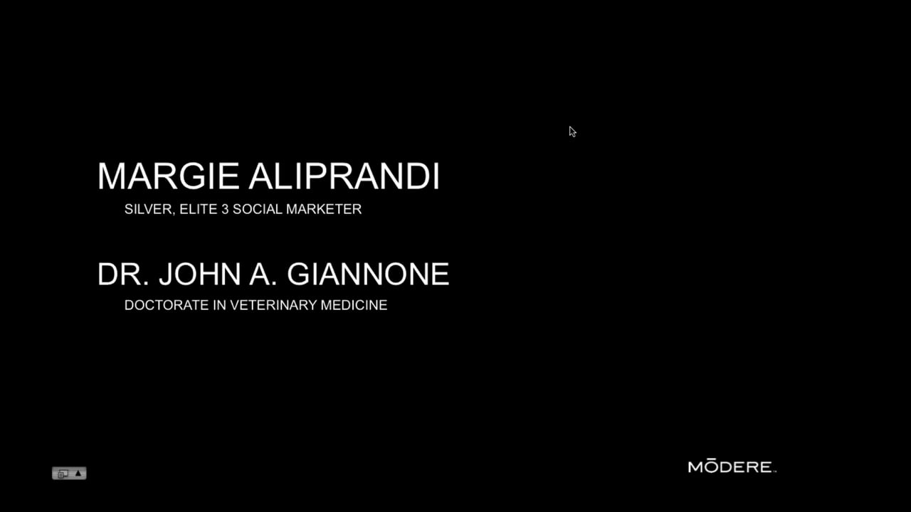 Modere Pet and Equine Line with Dr. Gianonne on Vimeo