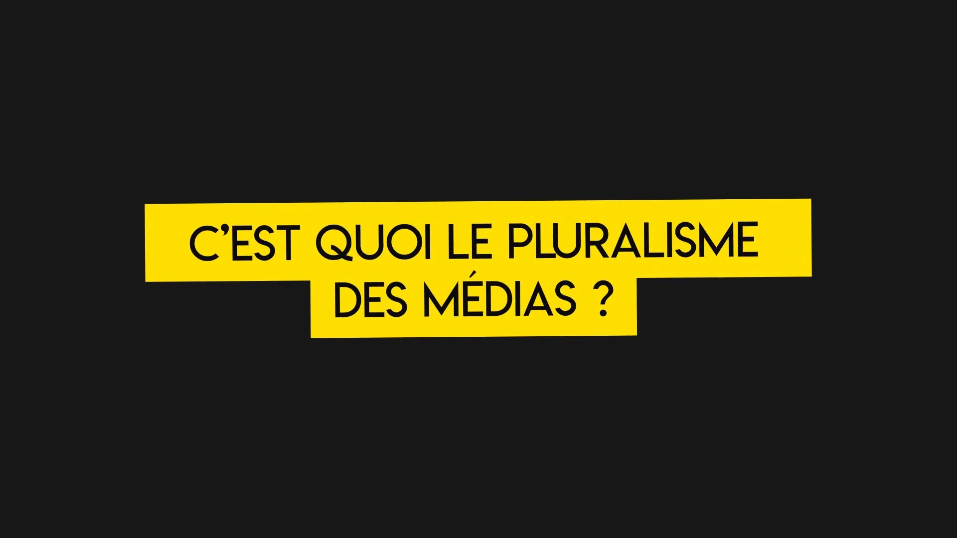 C'est quoi le pluralisme des médias