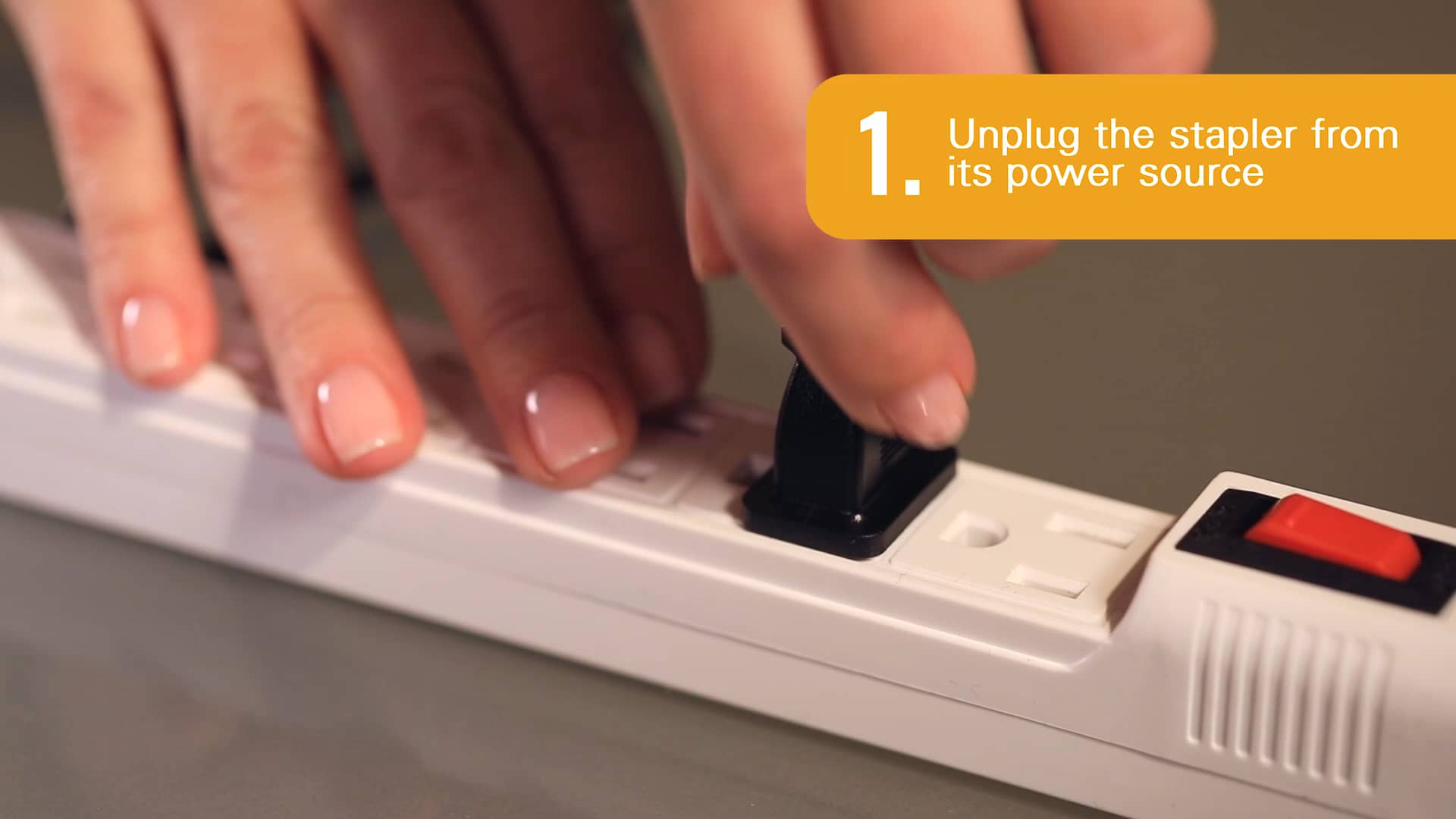 How to Clear a Jam in Your Bostitch® Impulse™ 25 Electric Stapler on Vimeo