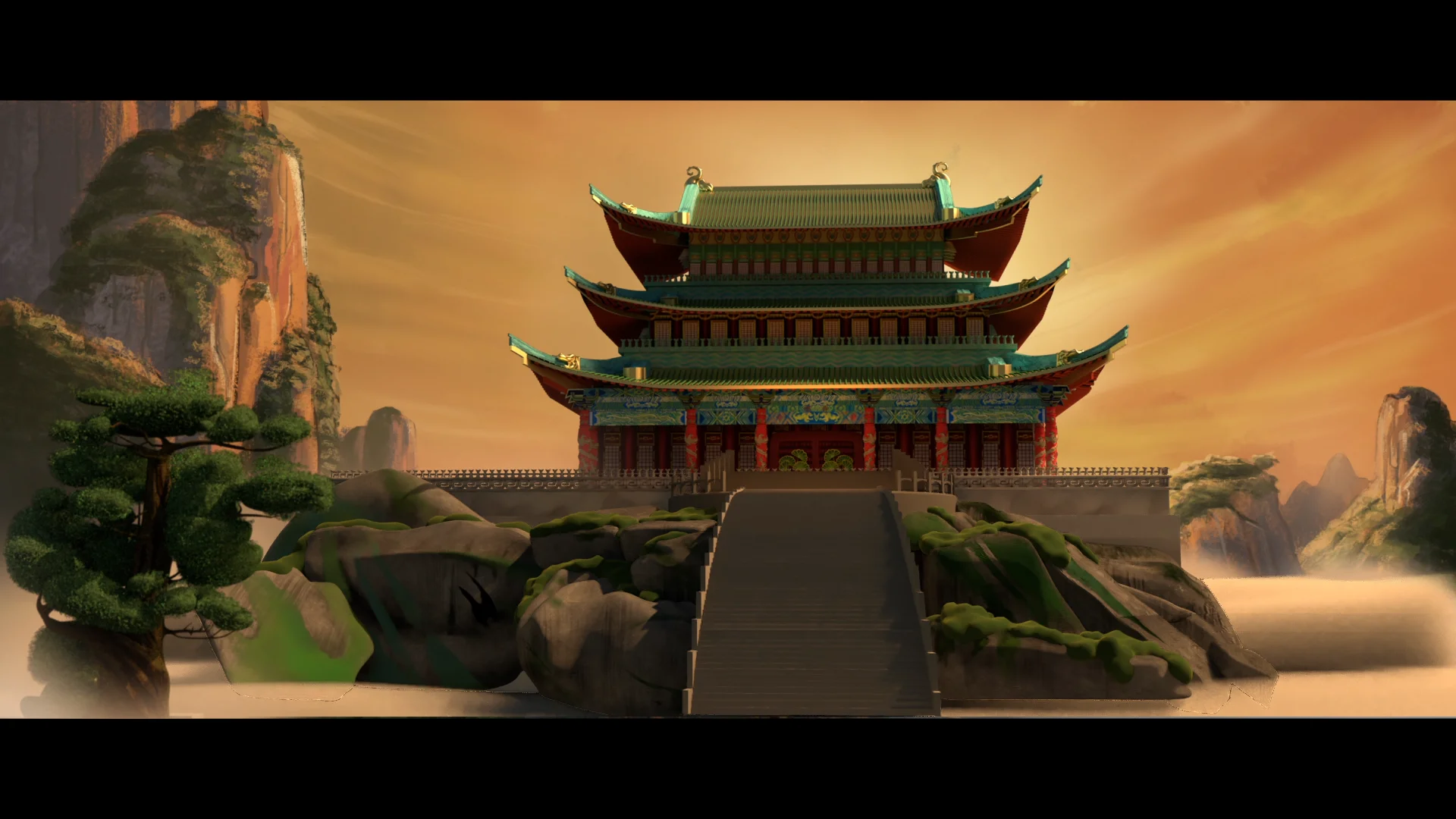 Kung Fu Panda Temple Recreation on Vimeo