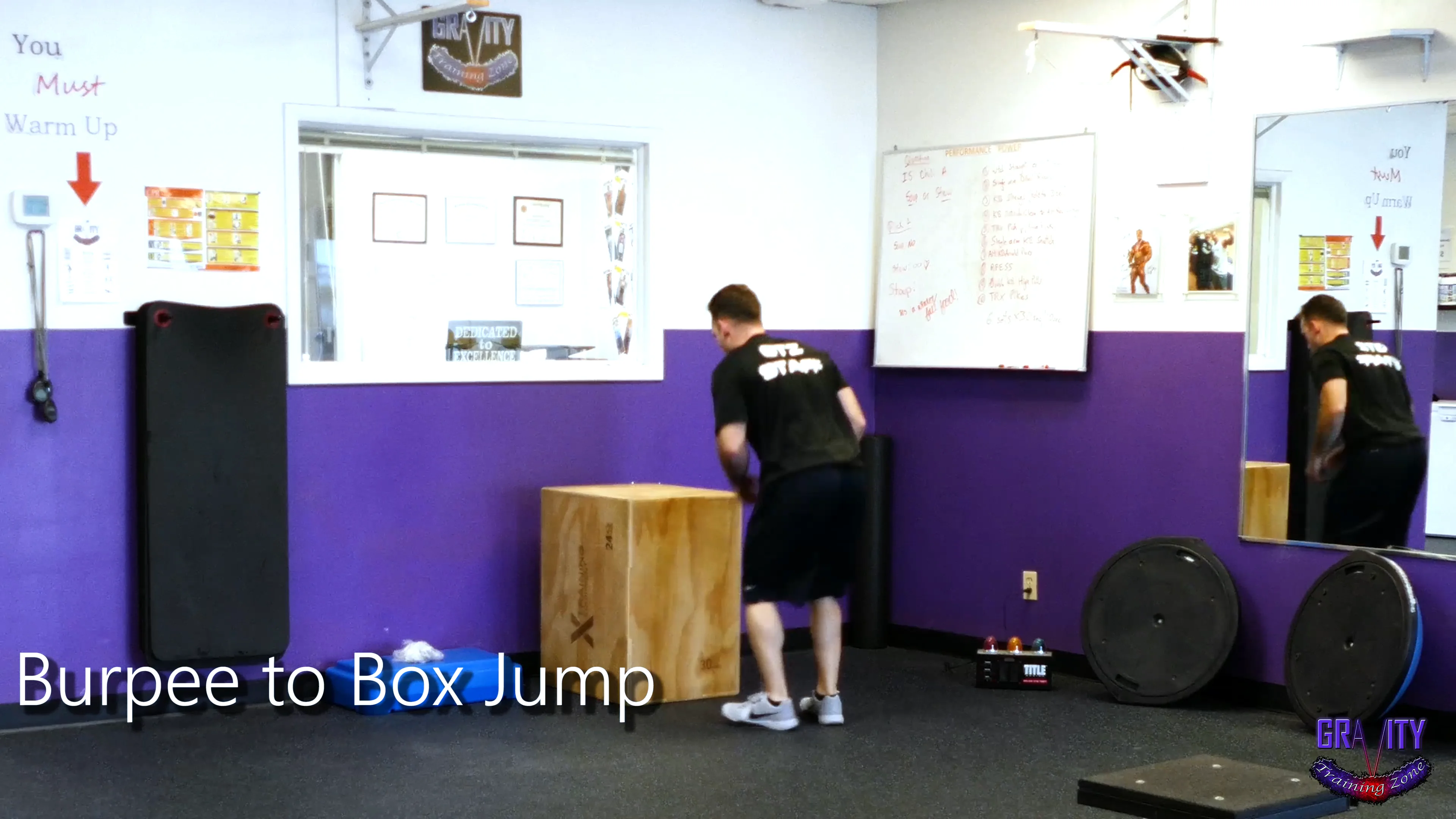 Burpee to Box Jump on Vimeo