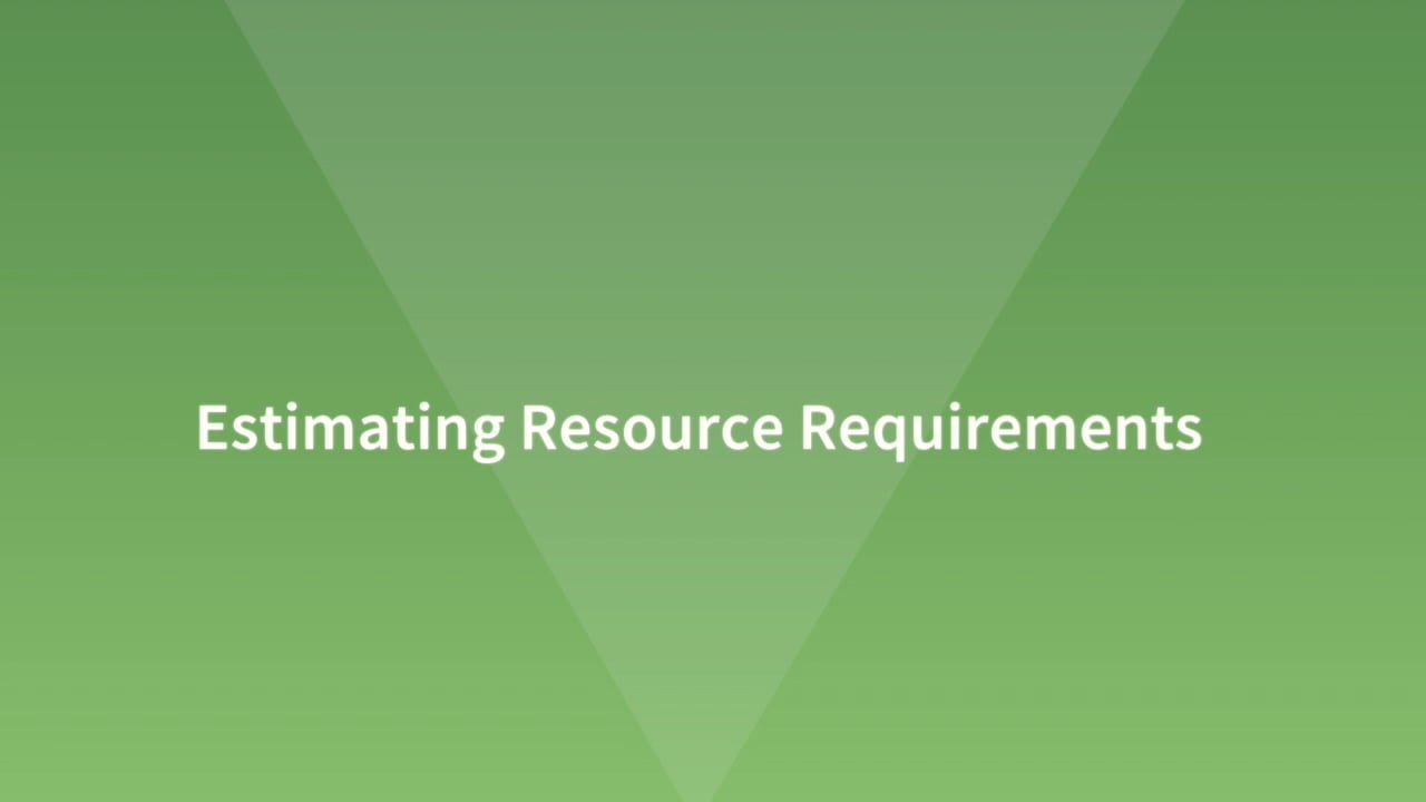 Project Management 3.2.4 Estimating Resource Requirements on Vimeo