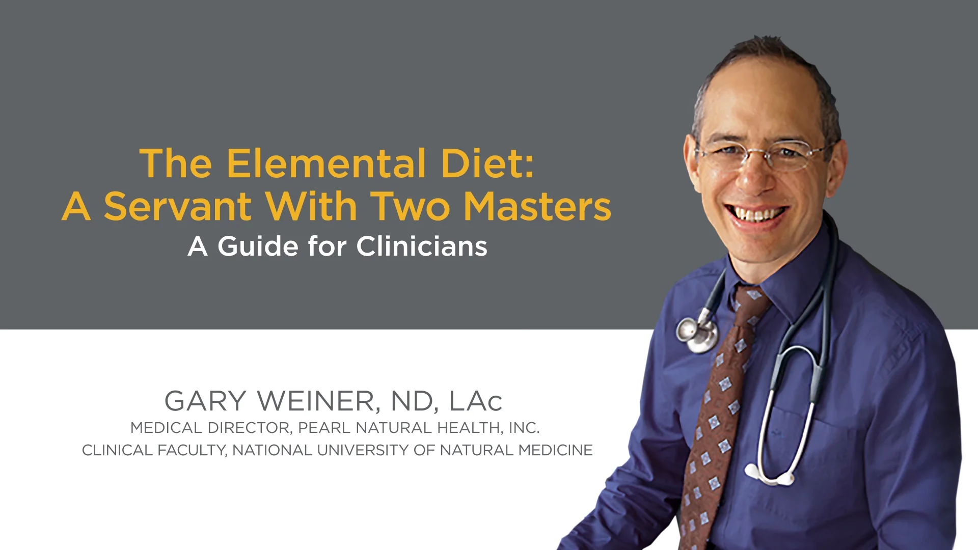 The Elemental Diet: A Servant with Two Masters on Vimeo