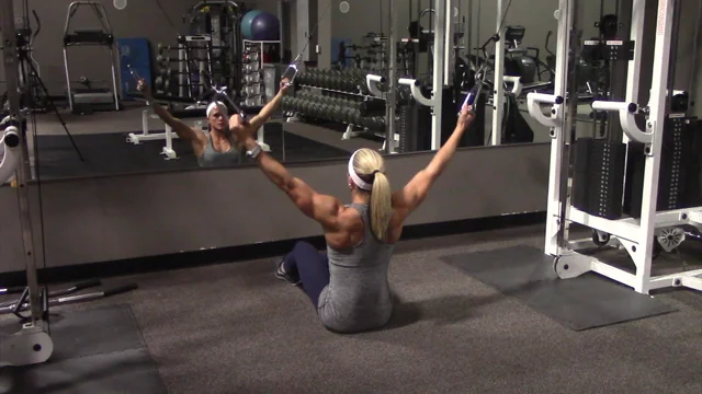 Rope Pullover Superset With Rope High Row