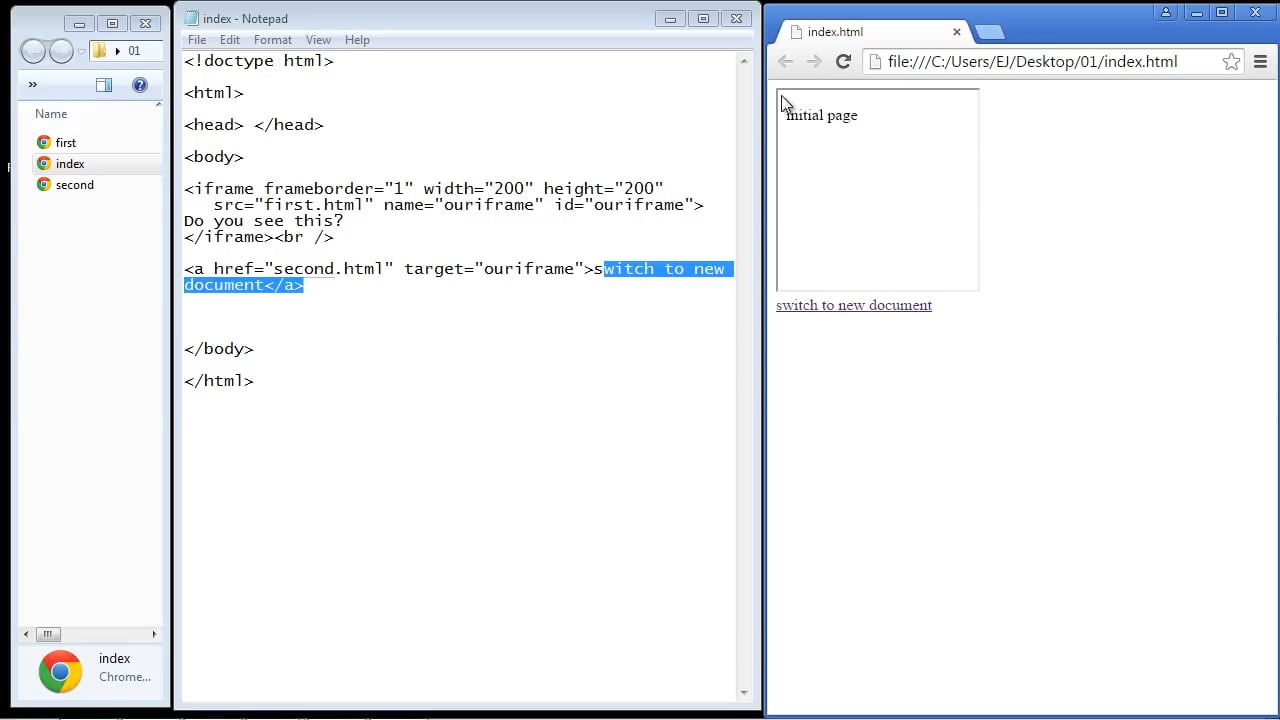 HTML Tutorial for Beginners - 23 - iframe element on Vimeo