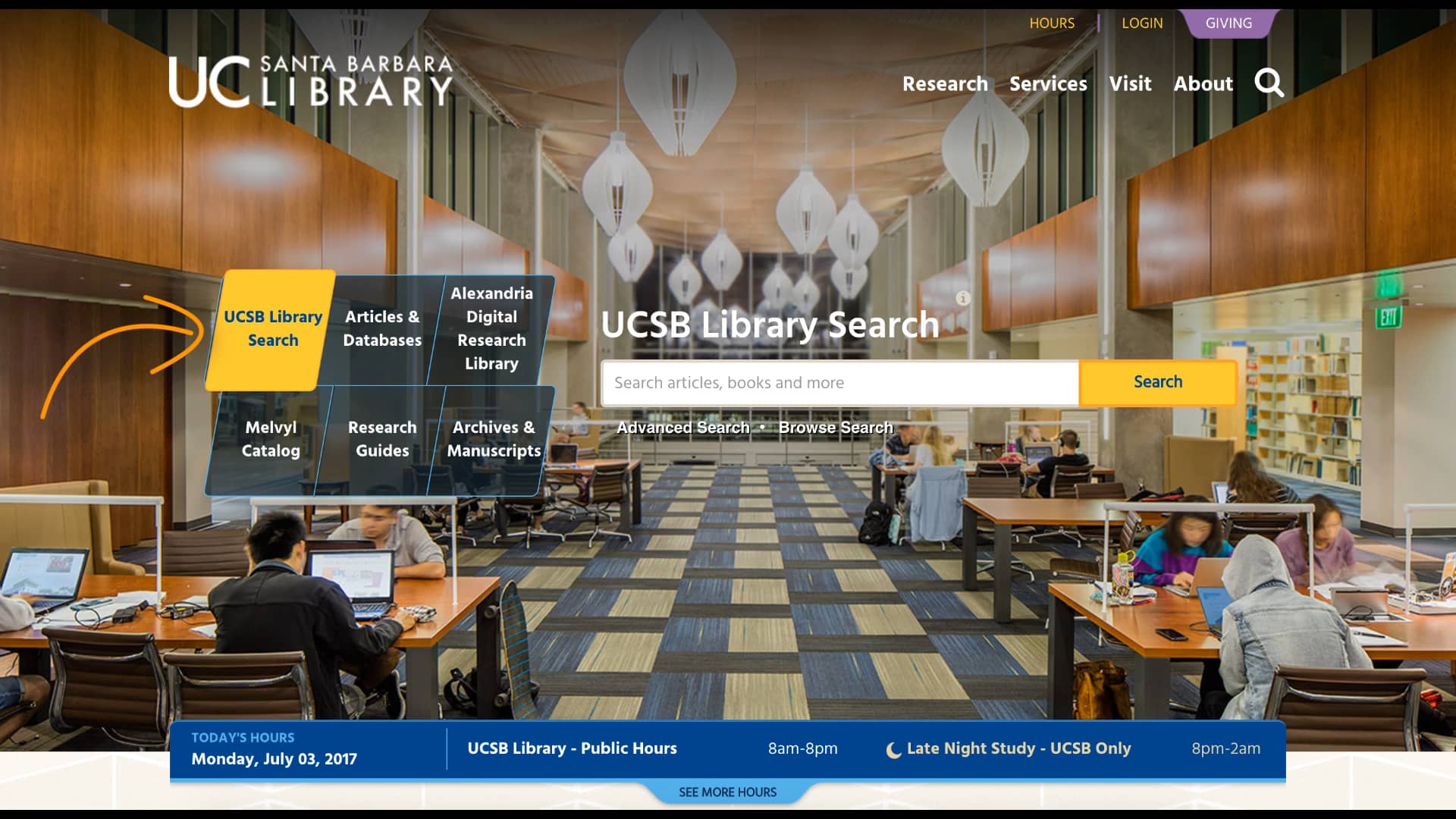 Welcome to UCSB Library Search on Vimeo