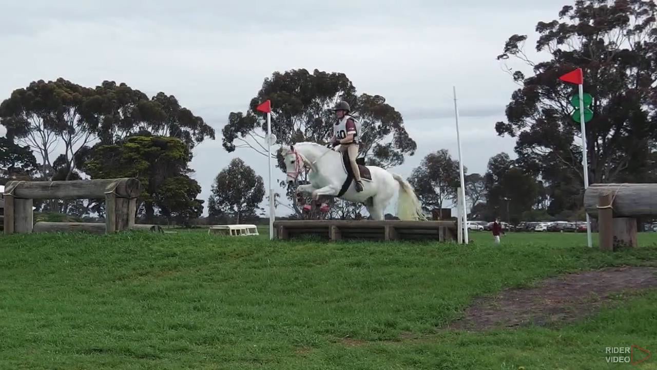 Ella Gallagher riding Teddy 430 Grade 5 Werribee Pony Club Horse Trials ...
