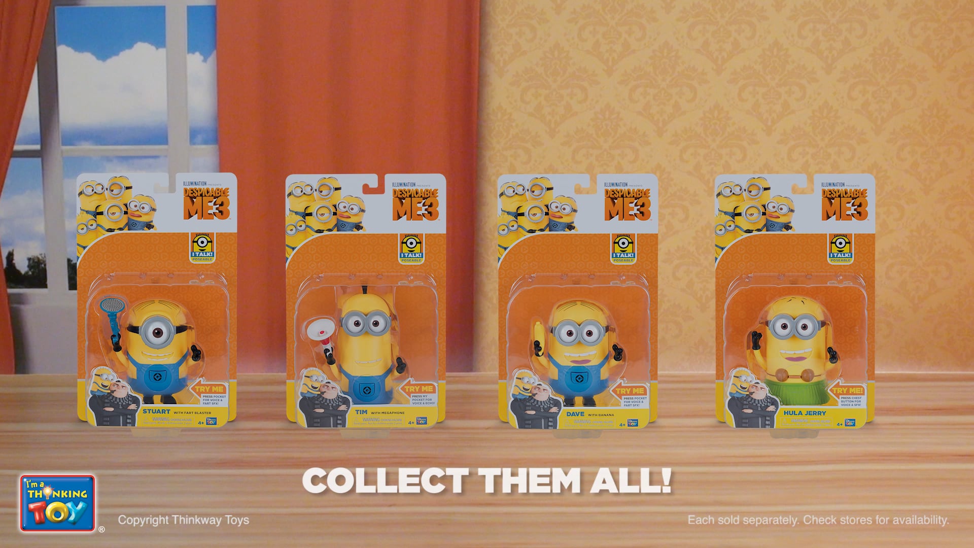 Despicable Me Minions - Talking Minion Action Figures | B&M Stores on Vimeo