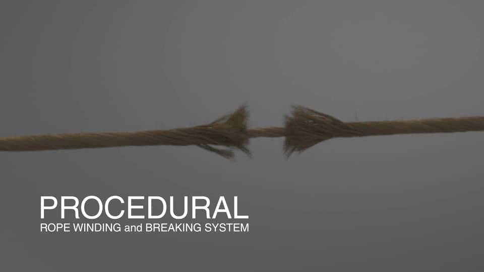 Procedural Rope Winding and Breaking Setup on Vimeo