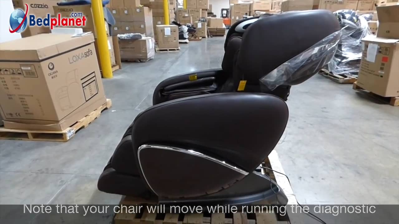 Cozzia Massage Chair Diagnostics | Bedplanet on Vimeo