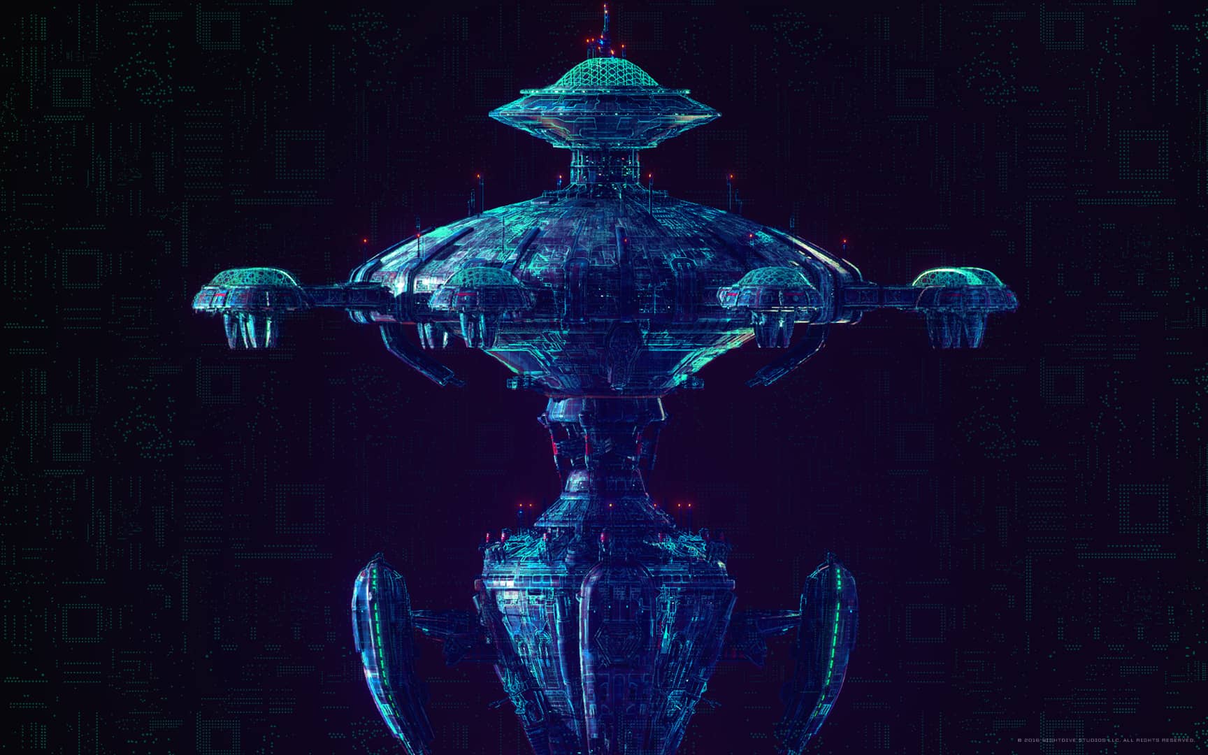 System Shock - Citadel Station Wireframe on Vimeo