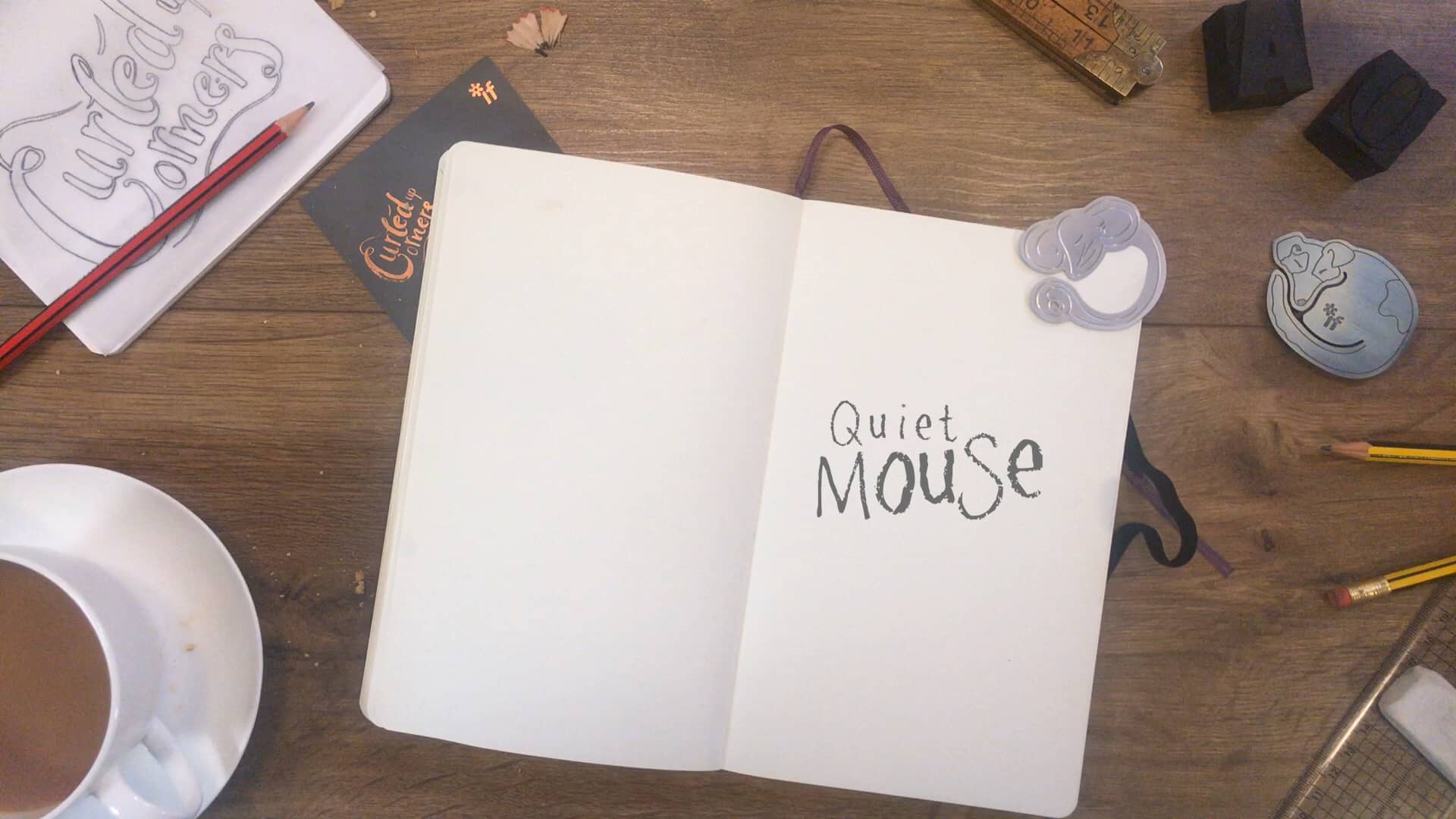 Curled Up Corner Bookmarks on Vimeo