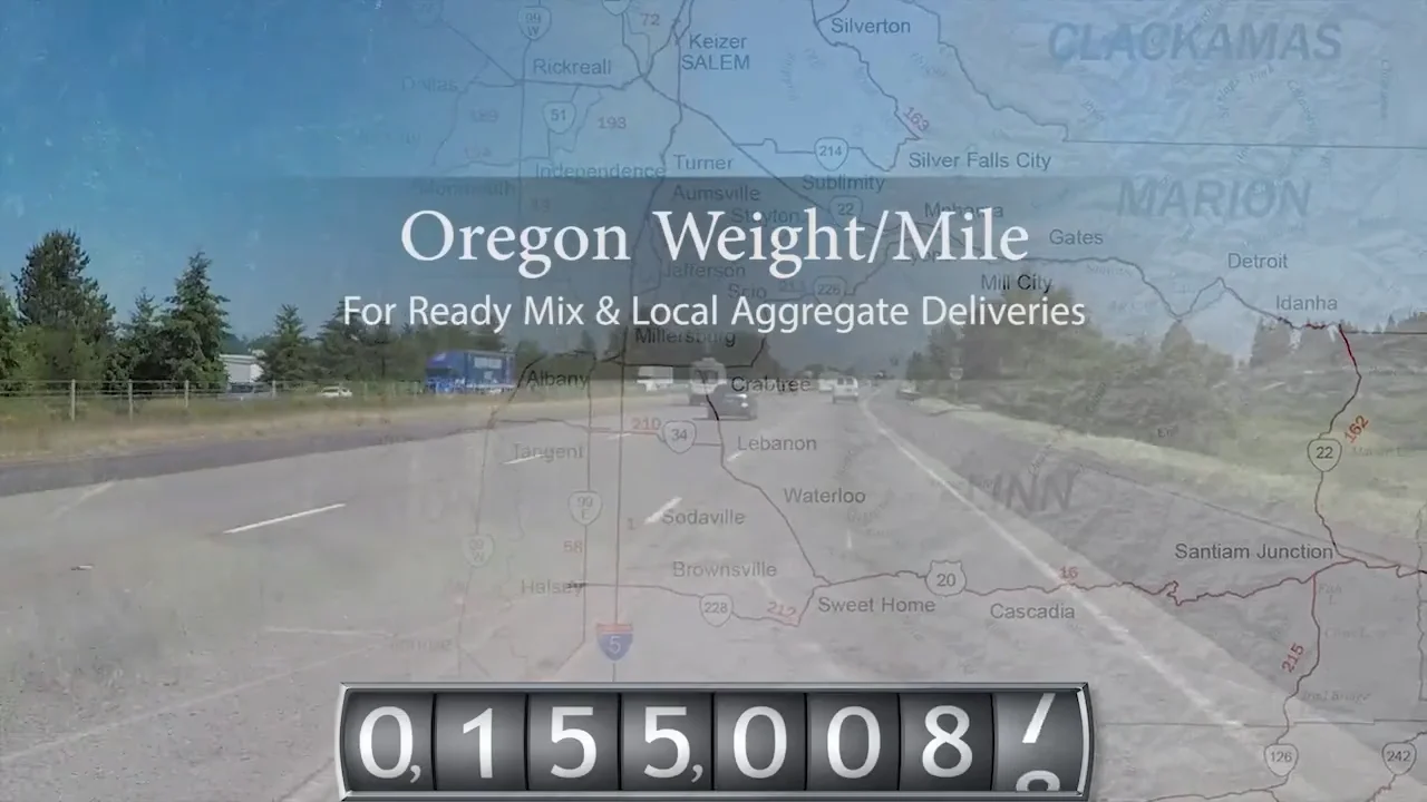 Oregon Weight Mile Lessons - Oregon Weight-Mile Ready Mix on Vimeo