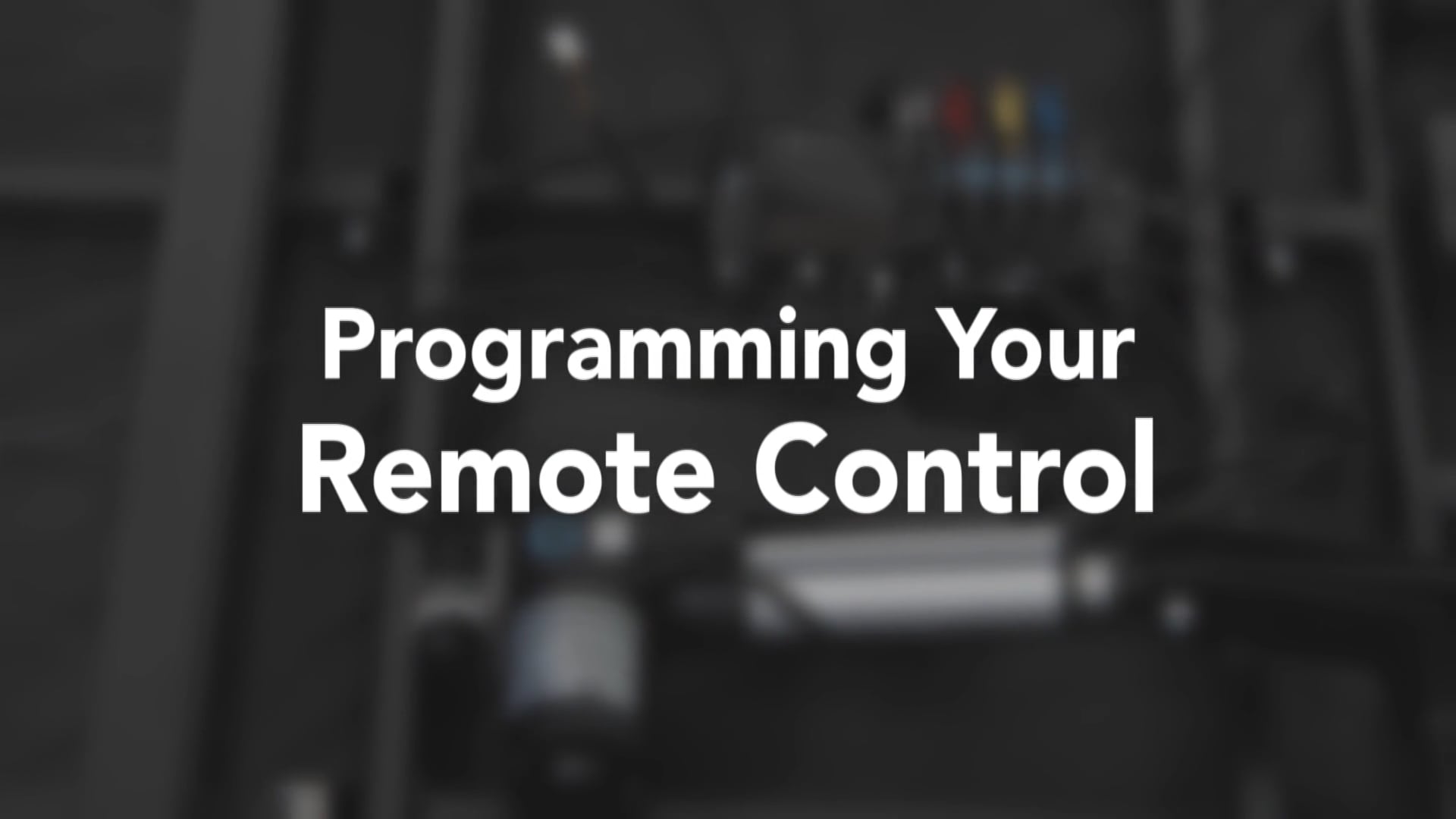 5 Programming Your Remote on Vimeo