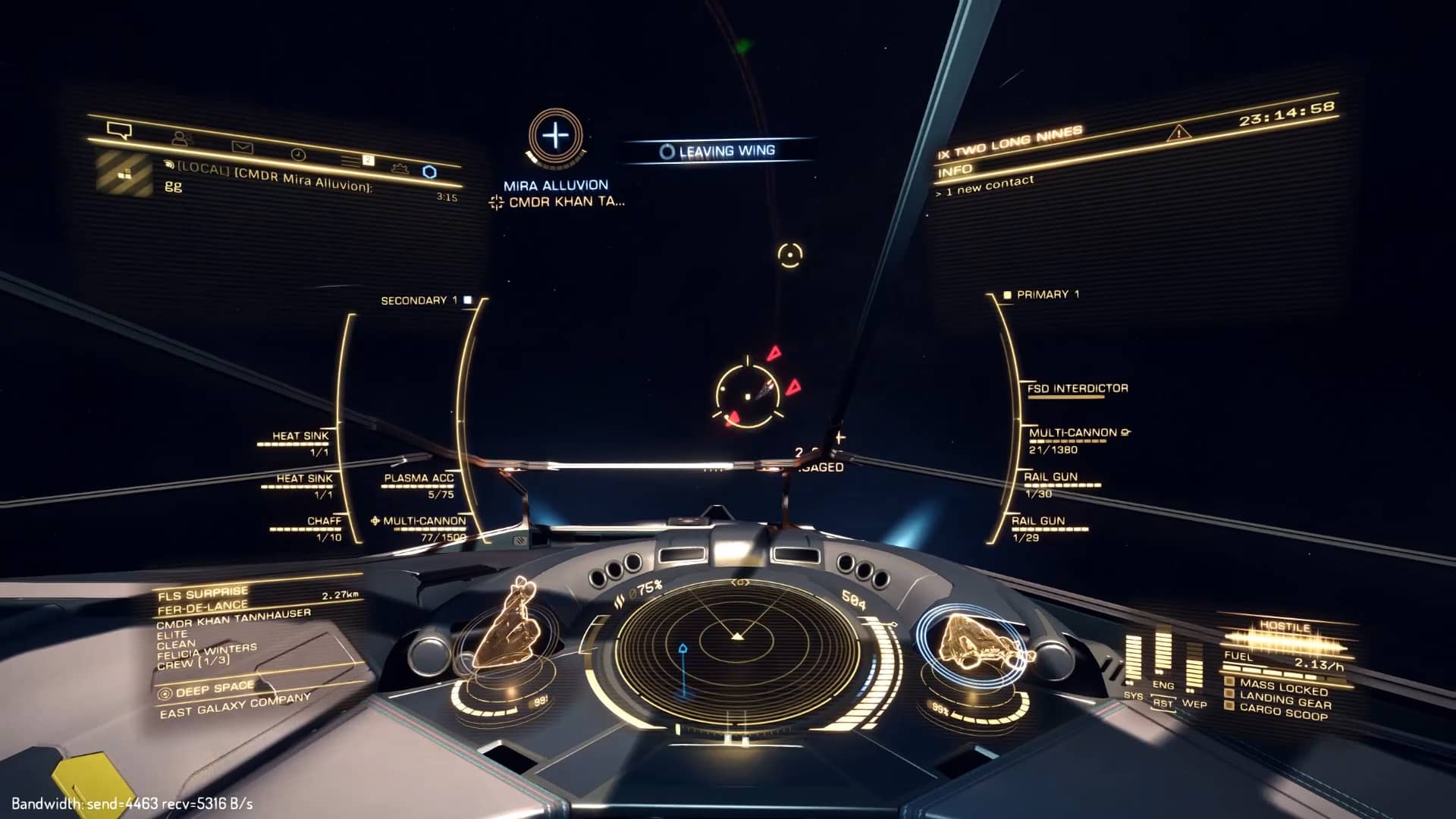 Elite Dangerous PvP FDL+FAS vs 2xFDL+Orca Rhea on Vimeo