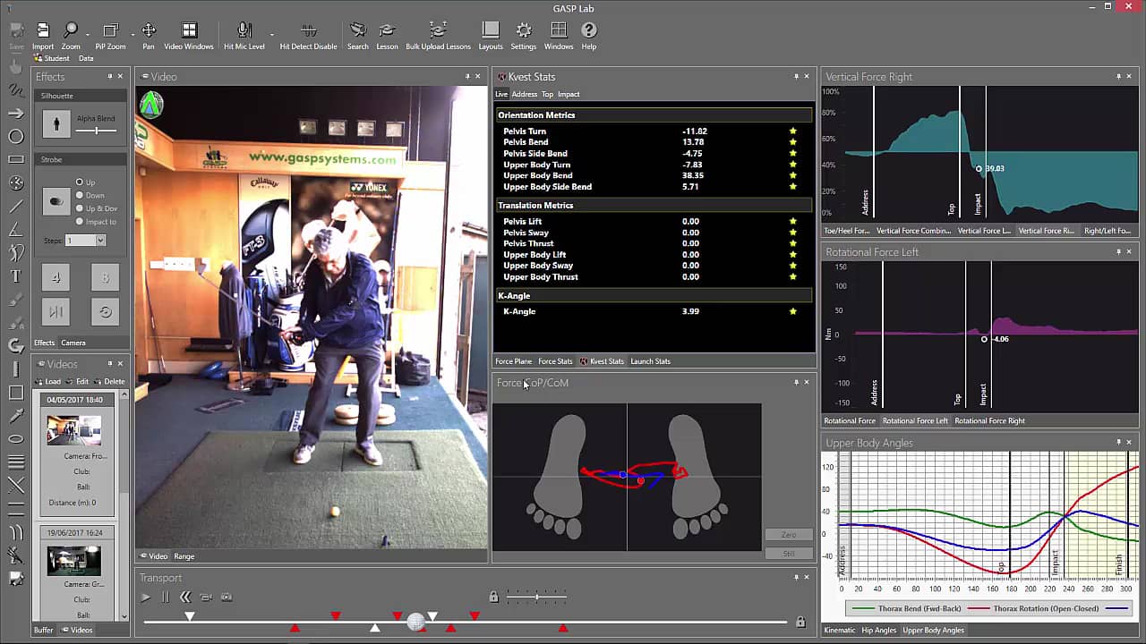 GASP Lab 6 research with Dual Force Plates on Vimeo