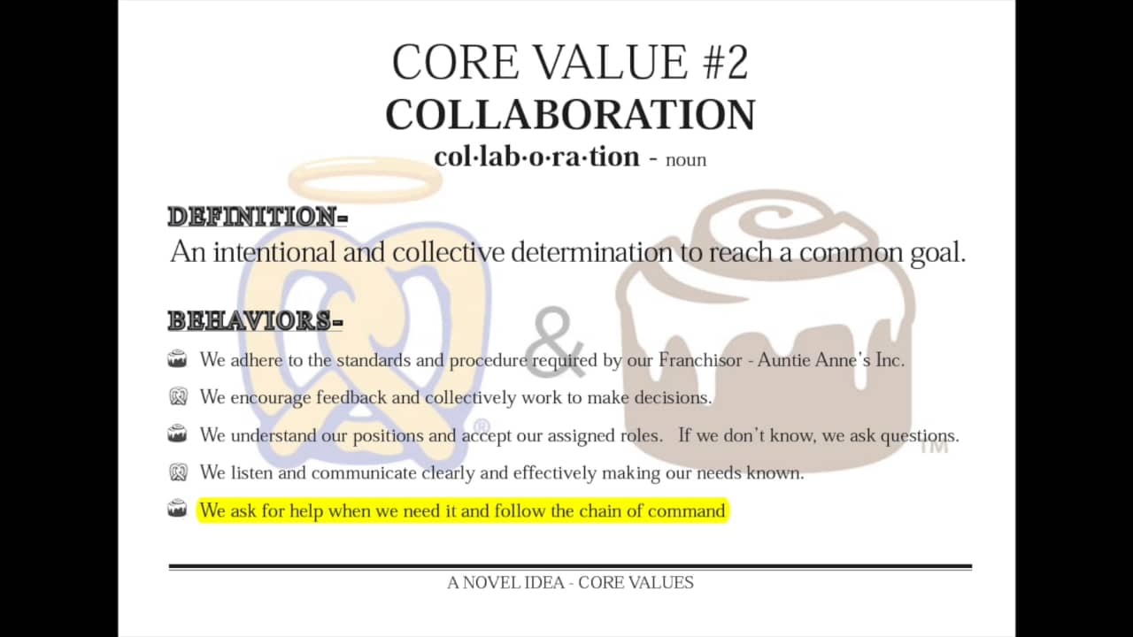 #15 Collaboration, core value #2 An intentional and collective ...