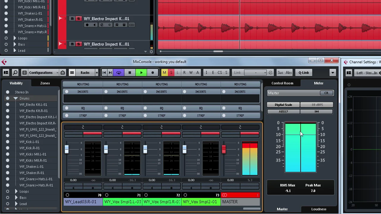 Cubase Master Meter - Customising on Vimeo