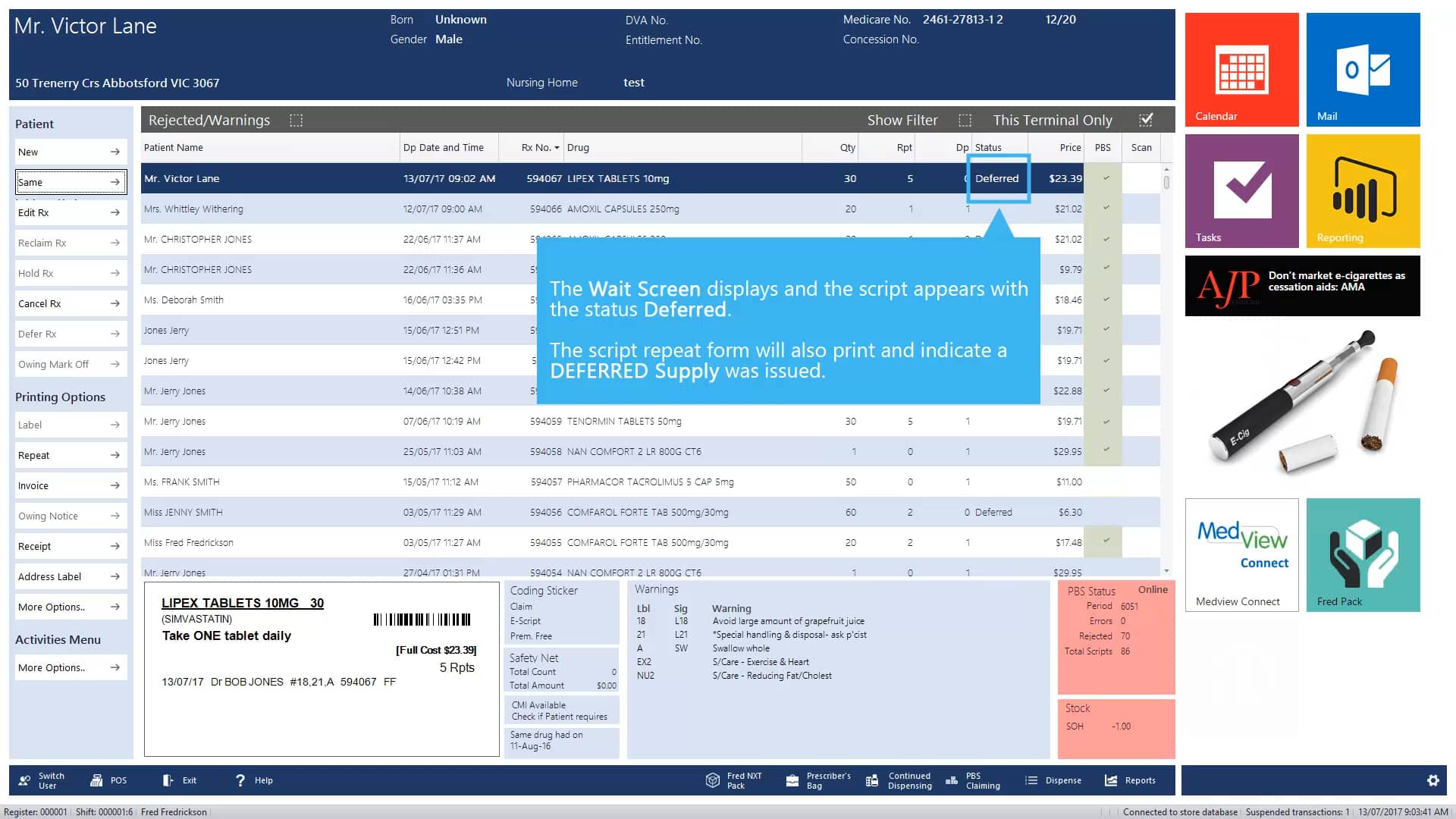Fred NXT Dispense: Defer a script during dispense on Vimeo