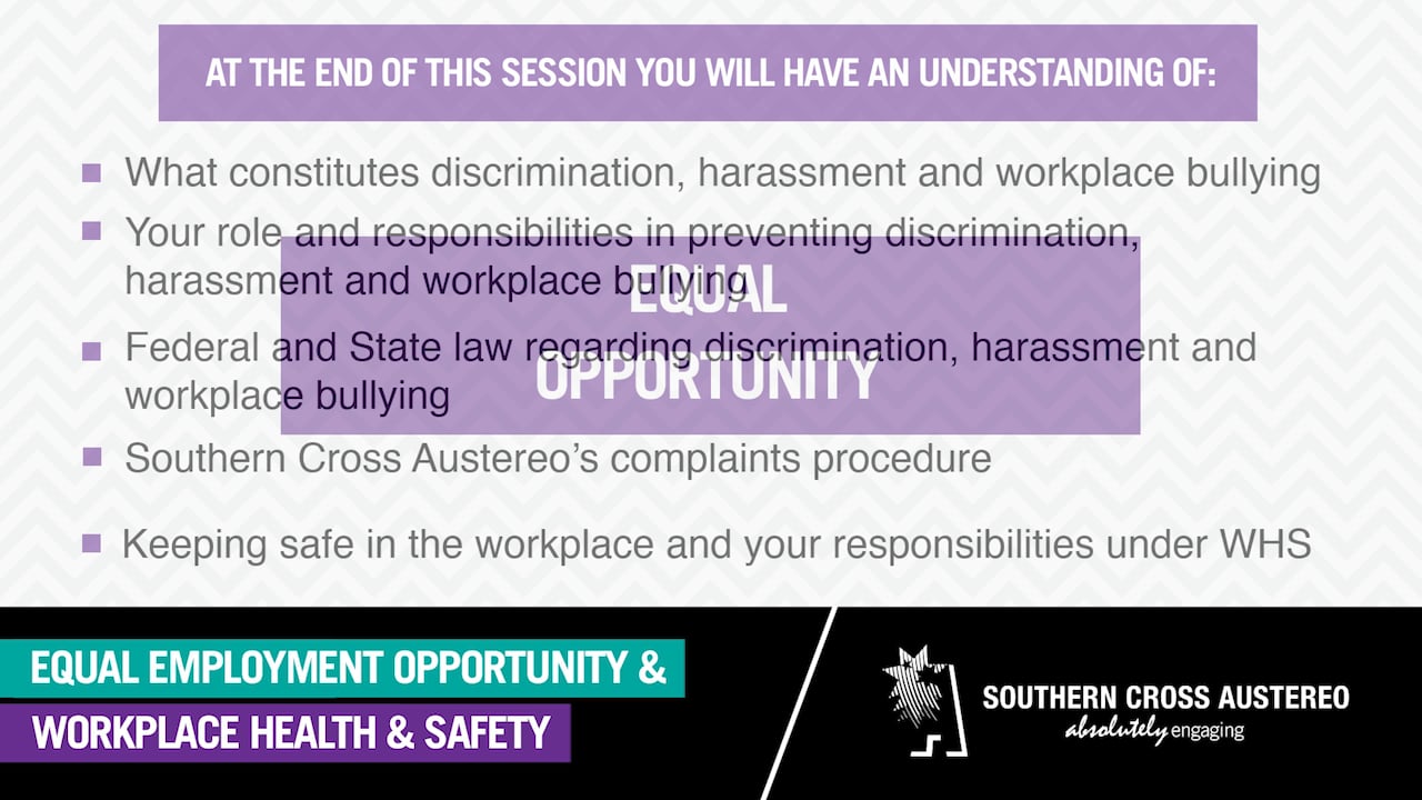 EEO & WHS Compliance // 2017 on Vimeo