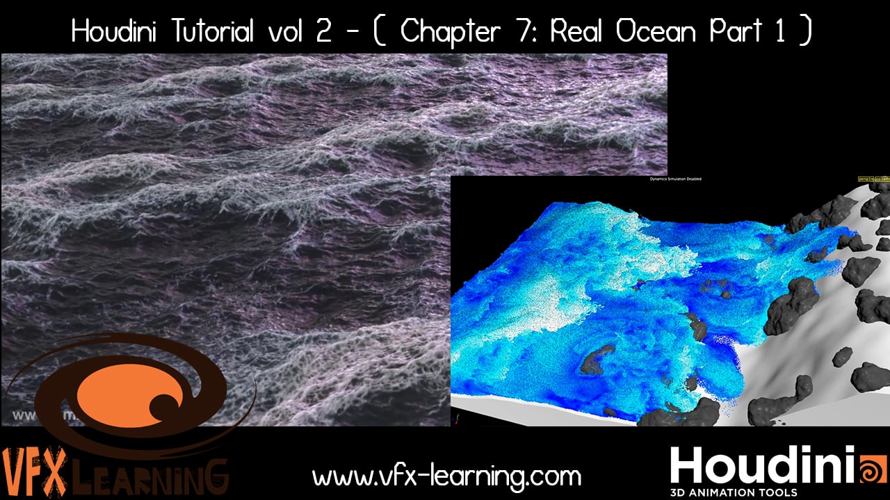 Houdini Tutorial vol 2-( Chapter 7: Real Ocean Part 1 ) on Vimeo