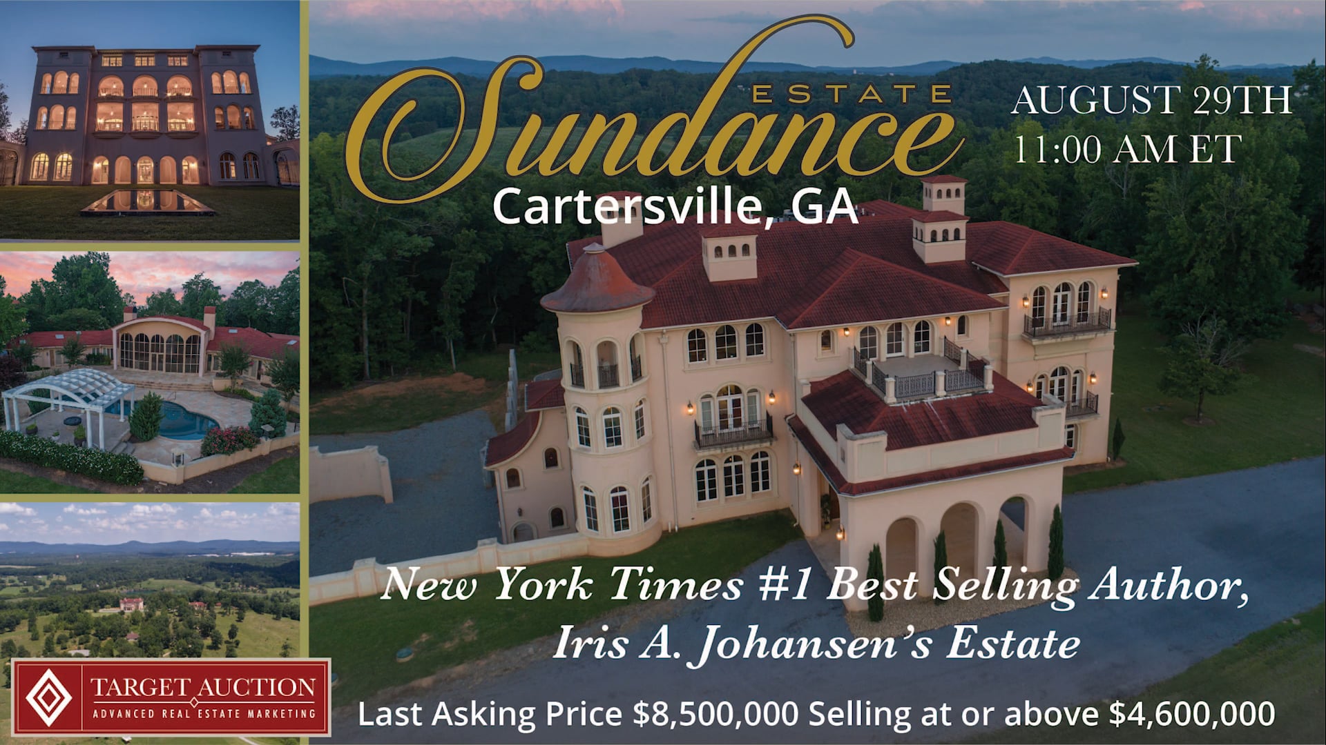LUXURY AUCTION: Sundance Estate Cartersville, GA 8.29.17 by Target ...