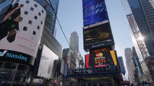 Sony - Jumbotron - One Times Square 2015 on Vimeo