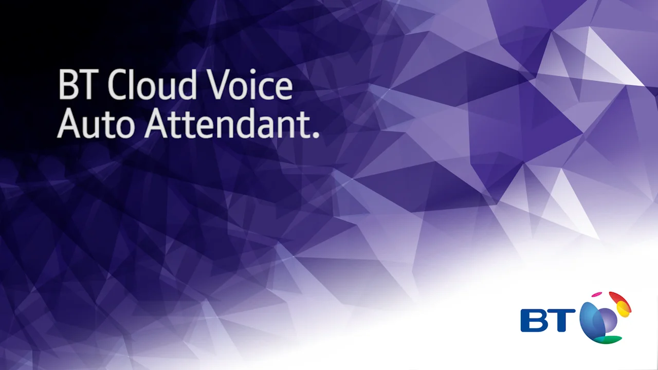 BT Cloud Voice Auto Attendant
