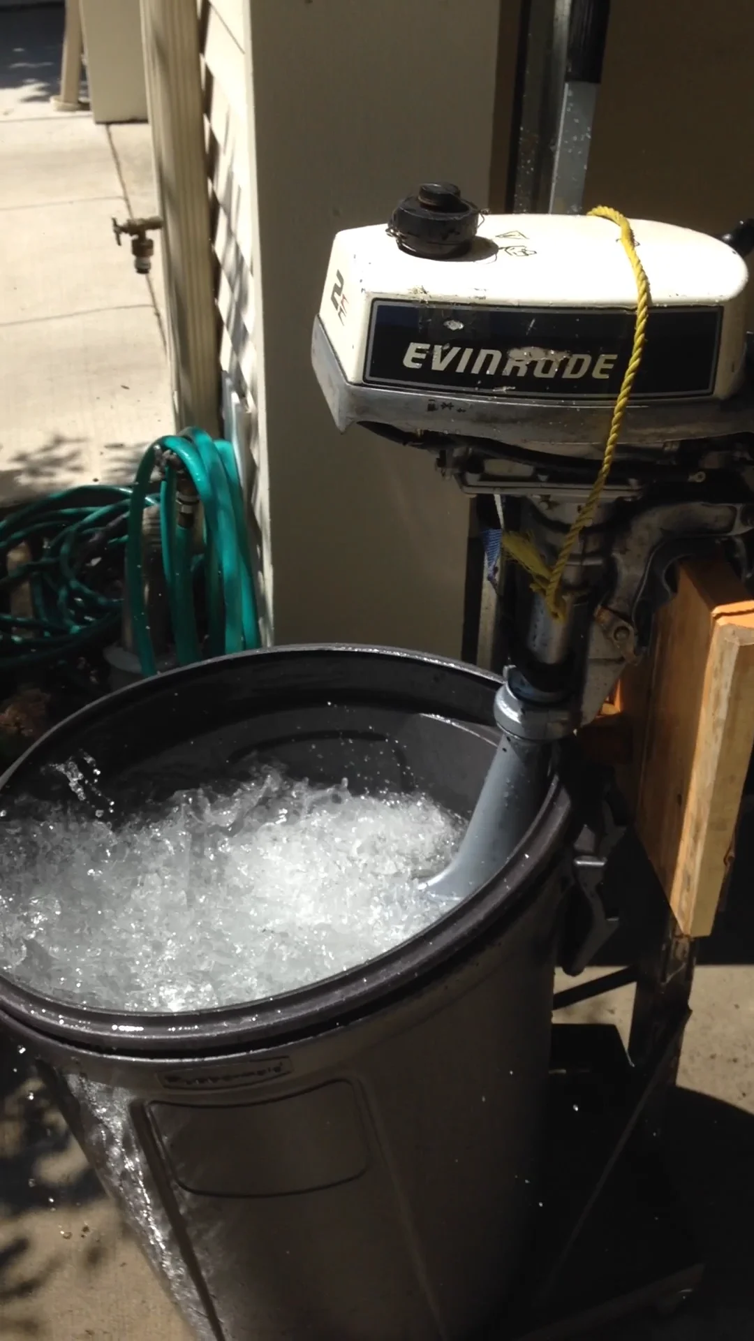 Redneck washing machine.