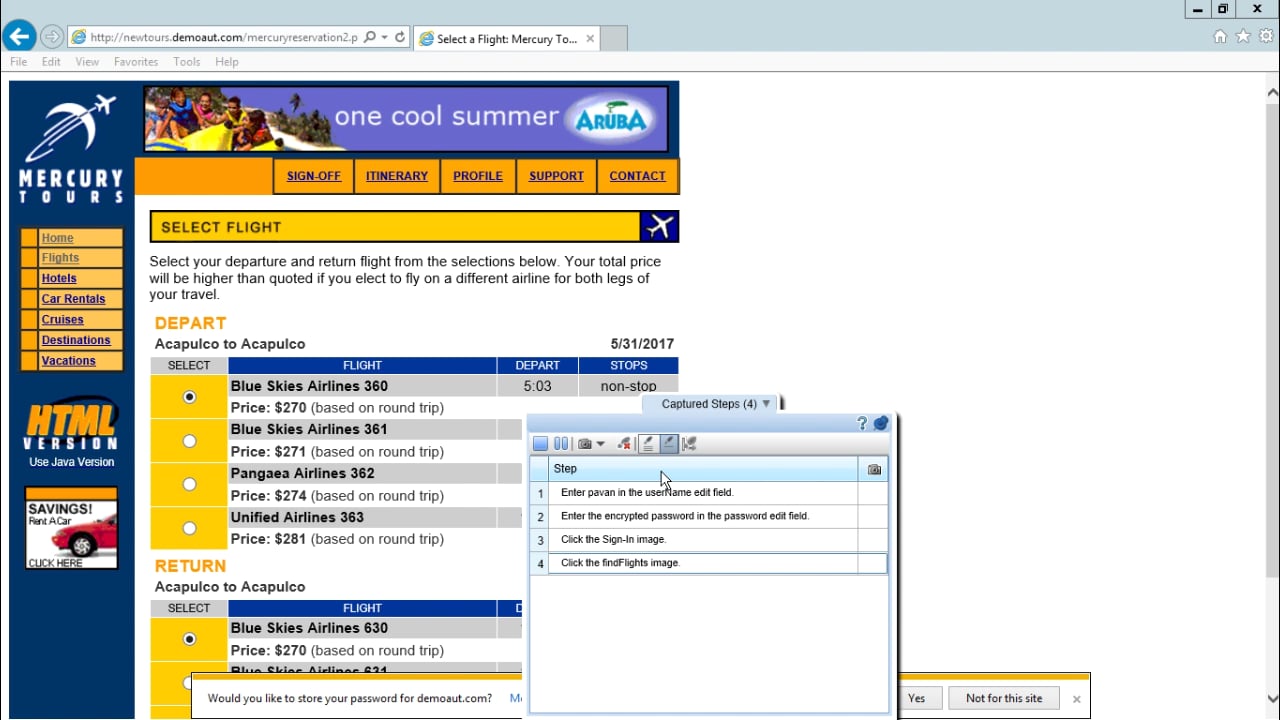 HP ALM - Record Steps Using Sprinter on Vimeo